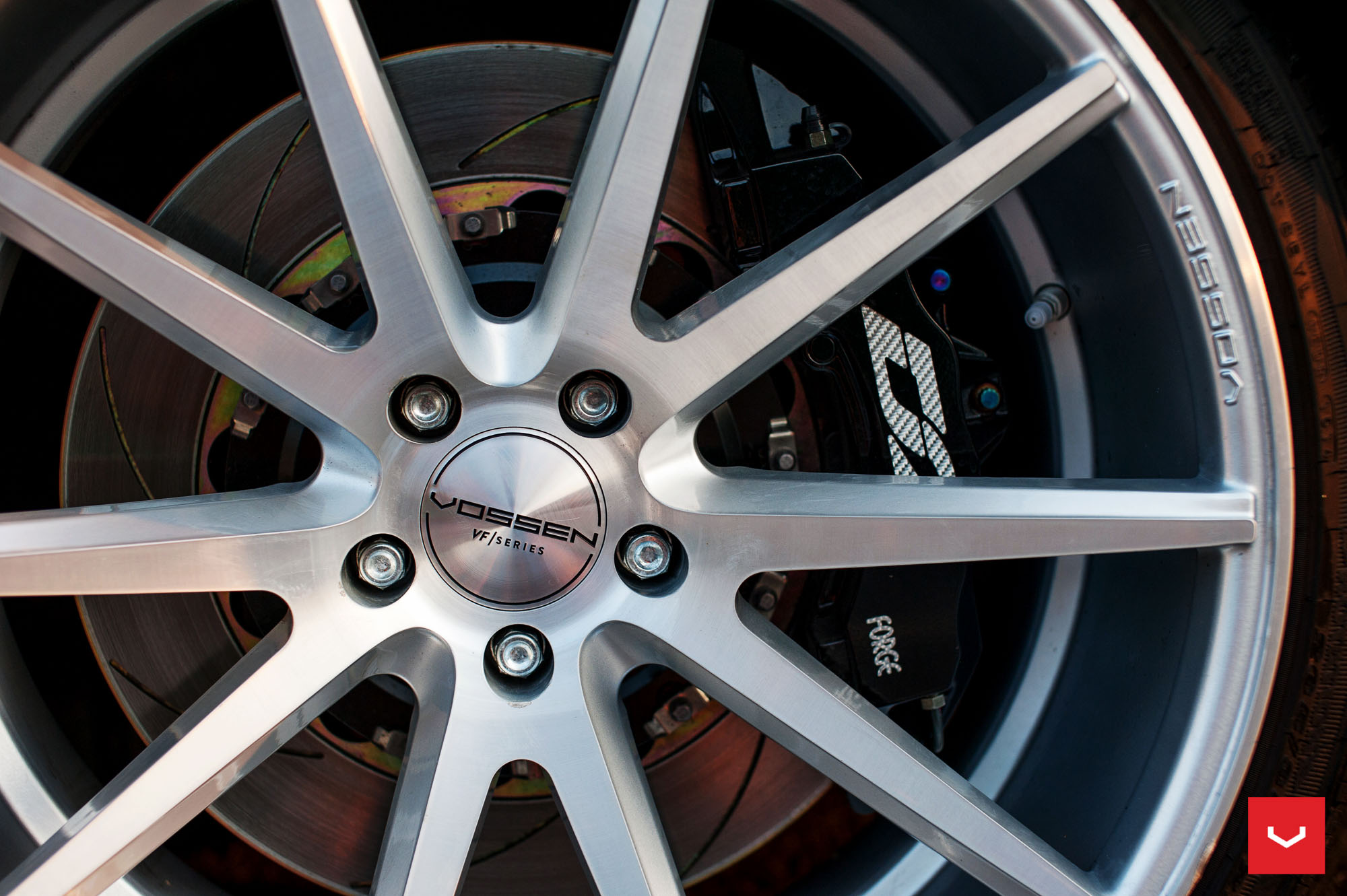 Infiniti FX35 on Vossen VFS-1 Wheels