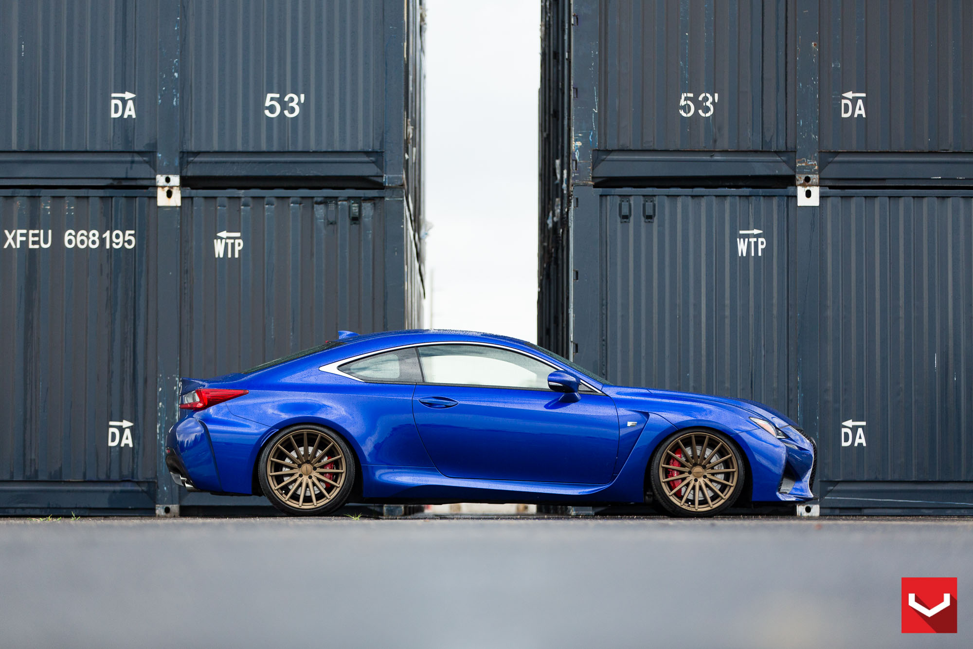Lexus RC F on Vossen VFS-2