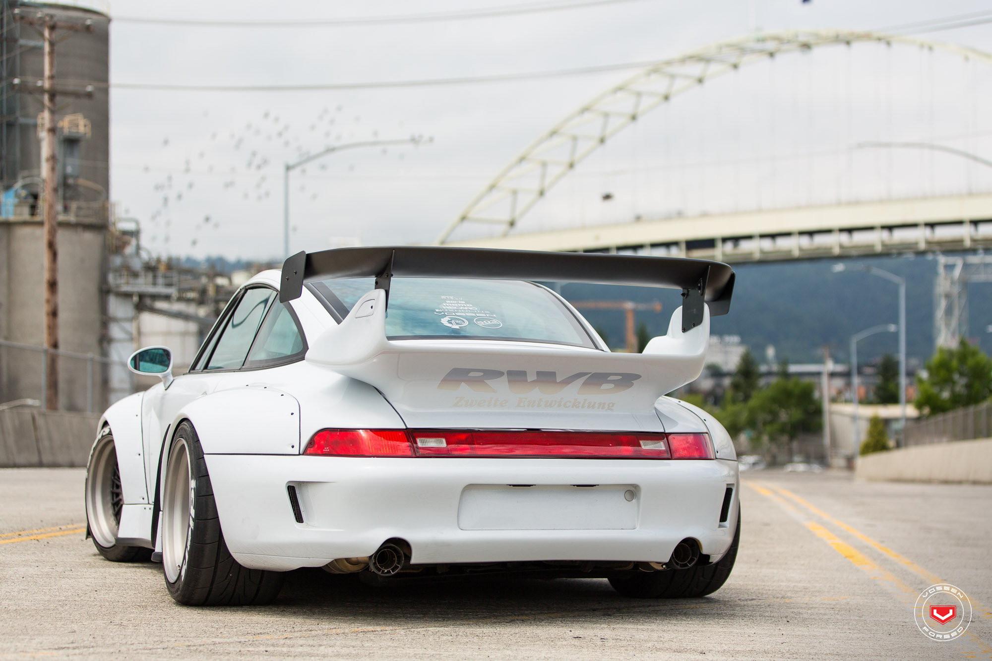 RWB Porsche 993 Targa on Vossen Forged ERA-3 3-piece Wheels