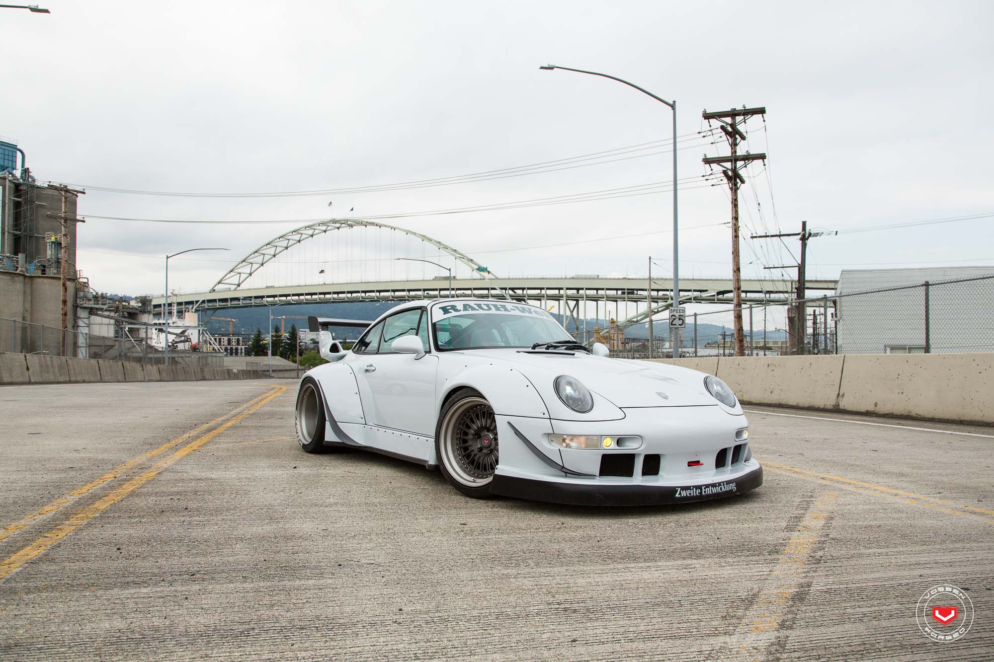RWB Porsche 993 Targa on Vossen Forged ERA-3 3-piece Wheels