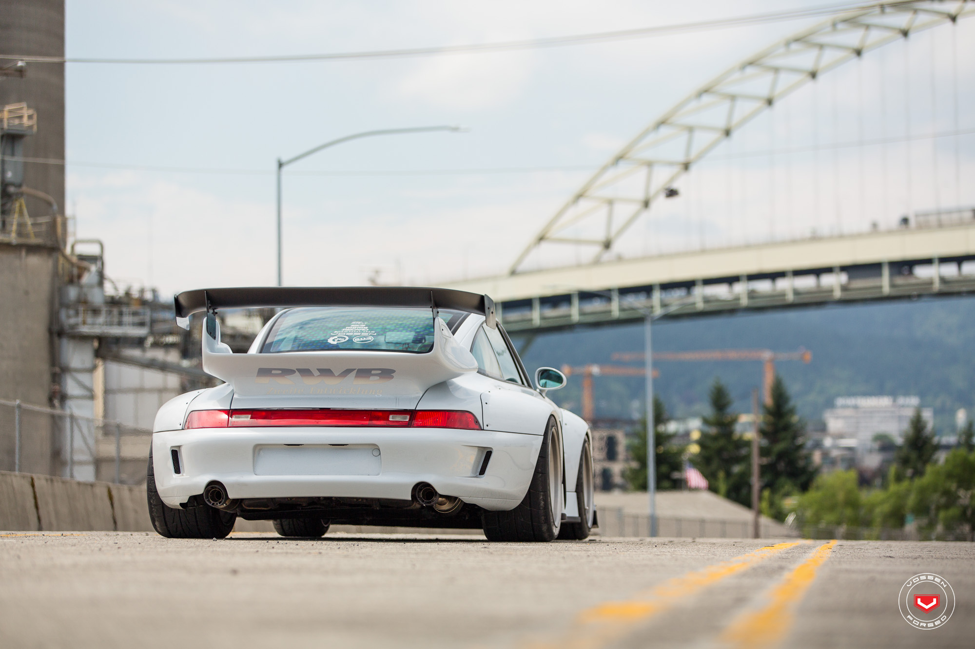 RWB Porsche 993 Targa on Vossen Forged ERA-3 3-piece Wheels