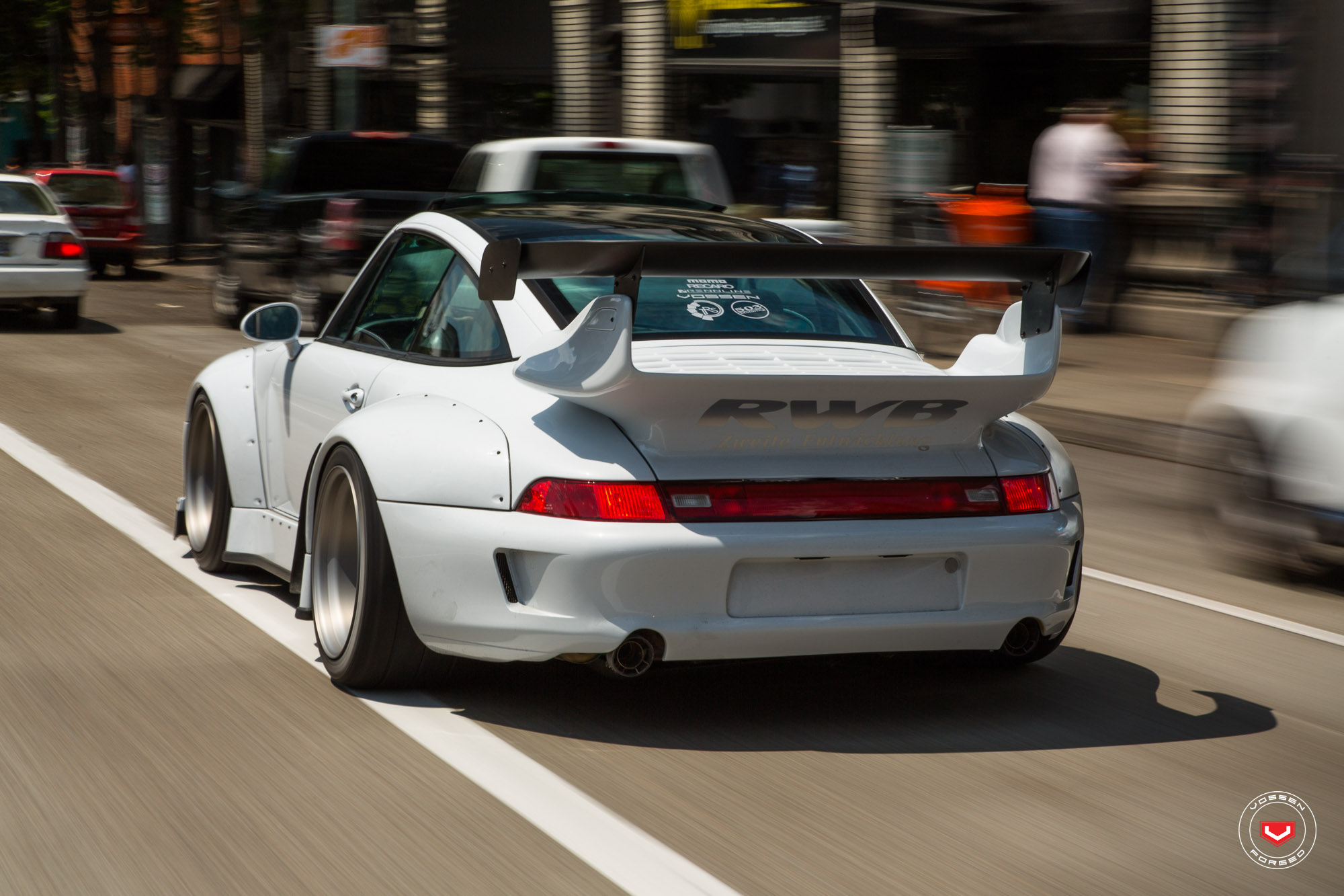 RWB Porsche 993 Targa on Vossen Forged ERA-3 3-piece Wheels