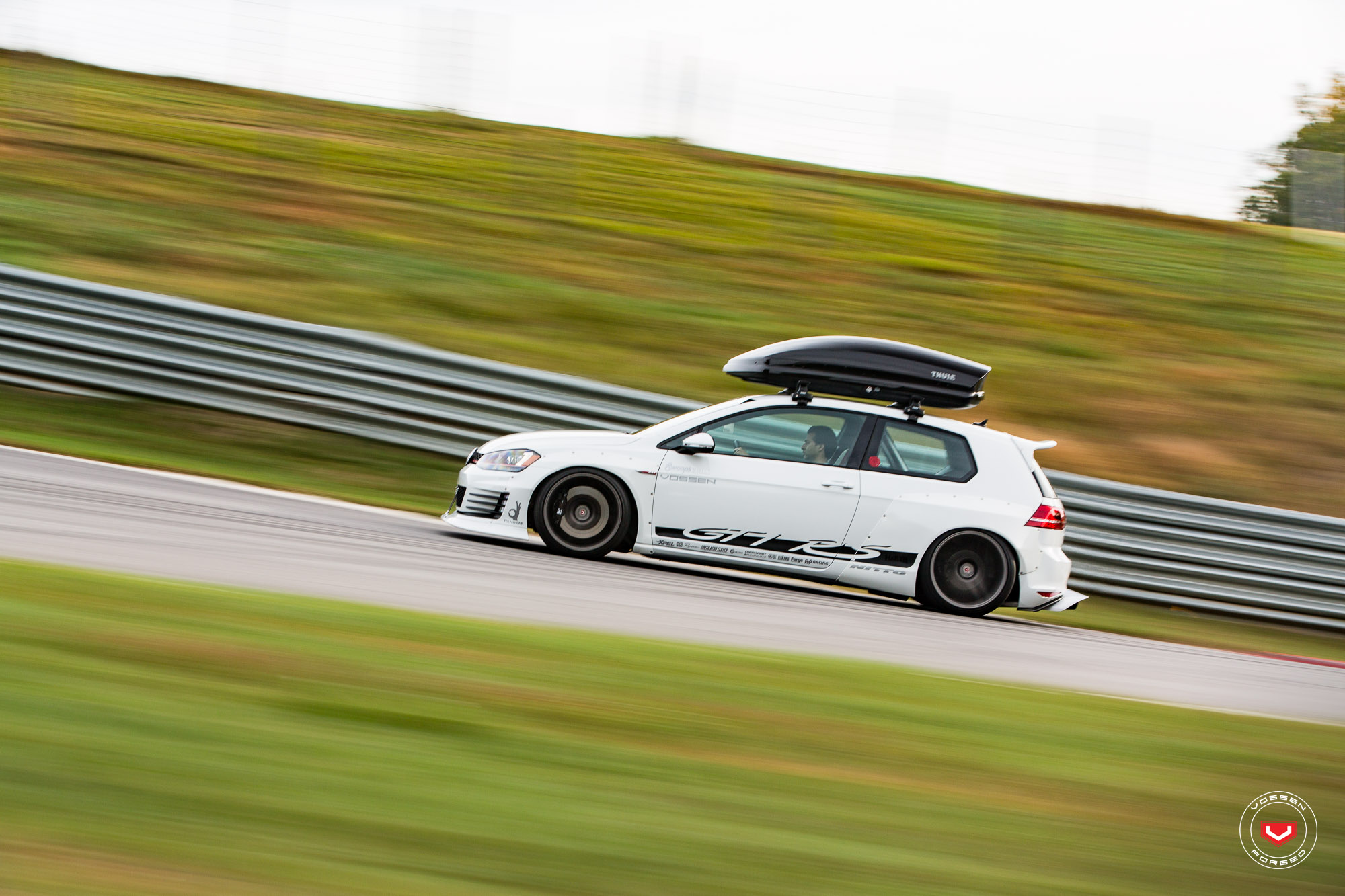 VW GTI RS in Performance VW Magazine - Behind-the-Scenes - Vossen Wheels