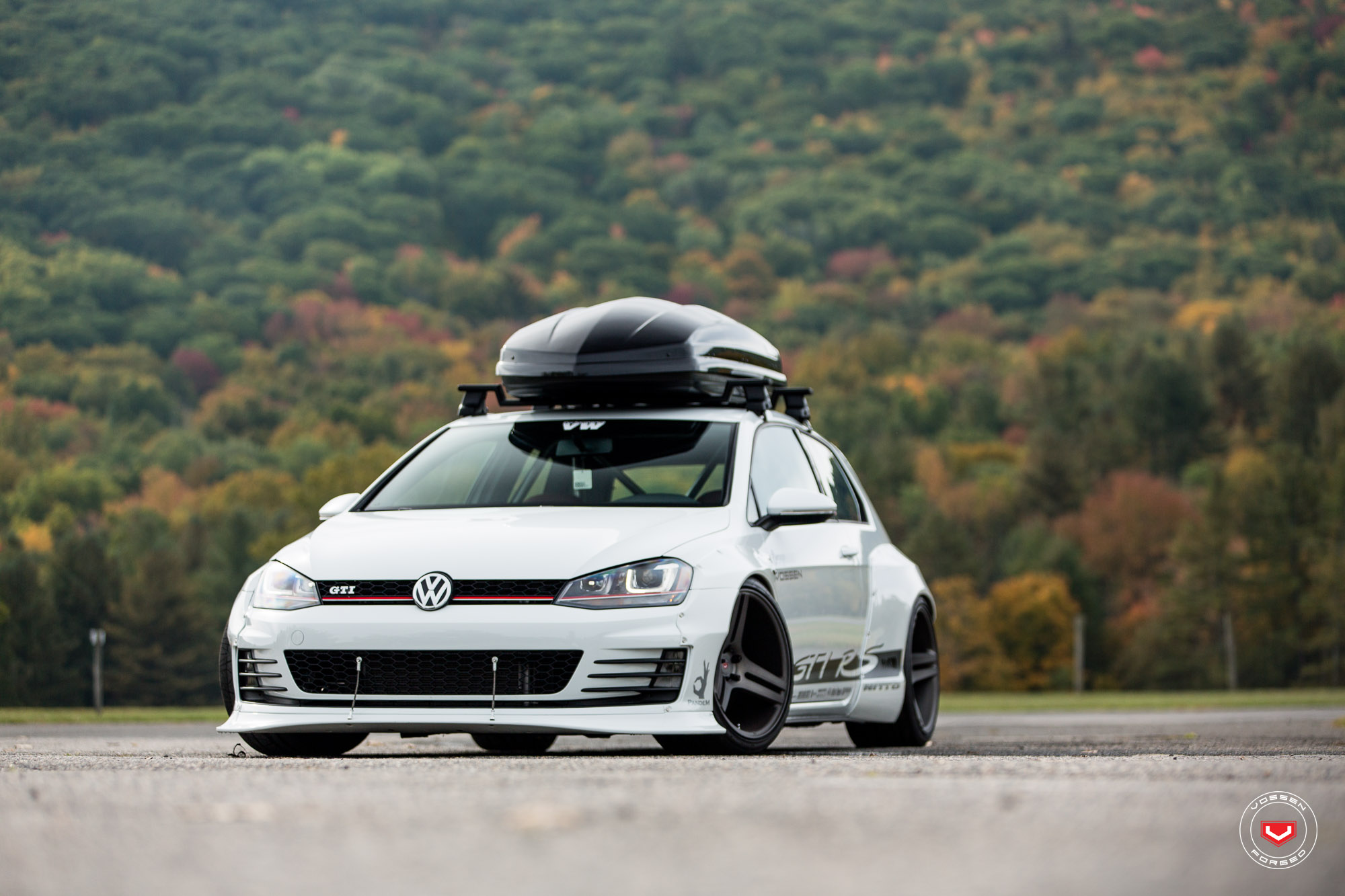 VW GTI RS in Performance VW Magazine - Behind-the-Scenes - Vossen Wheels