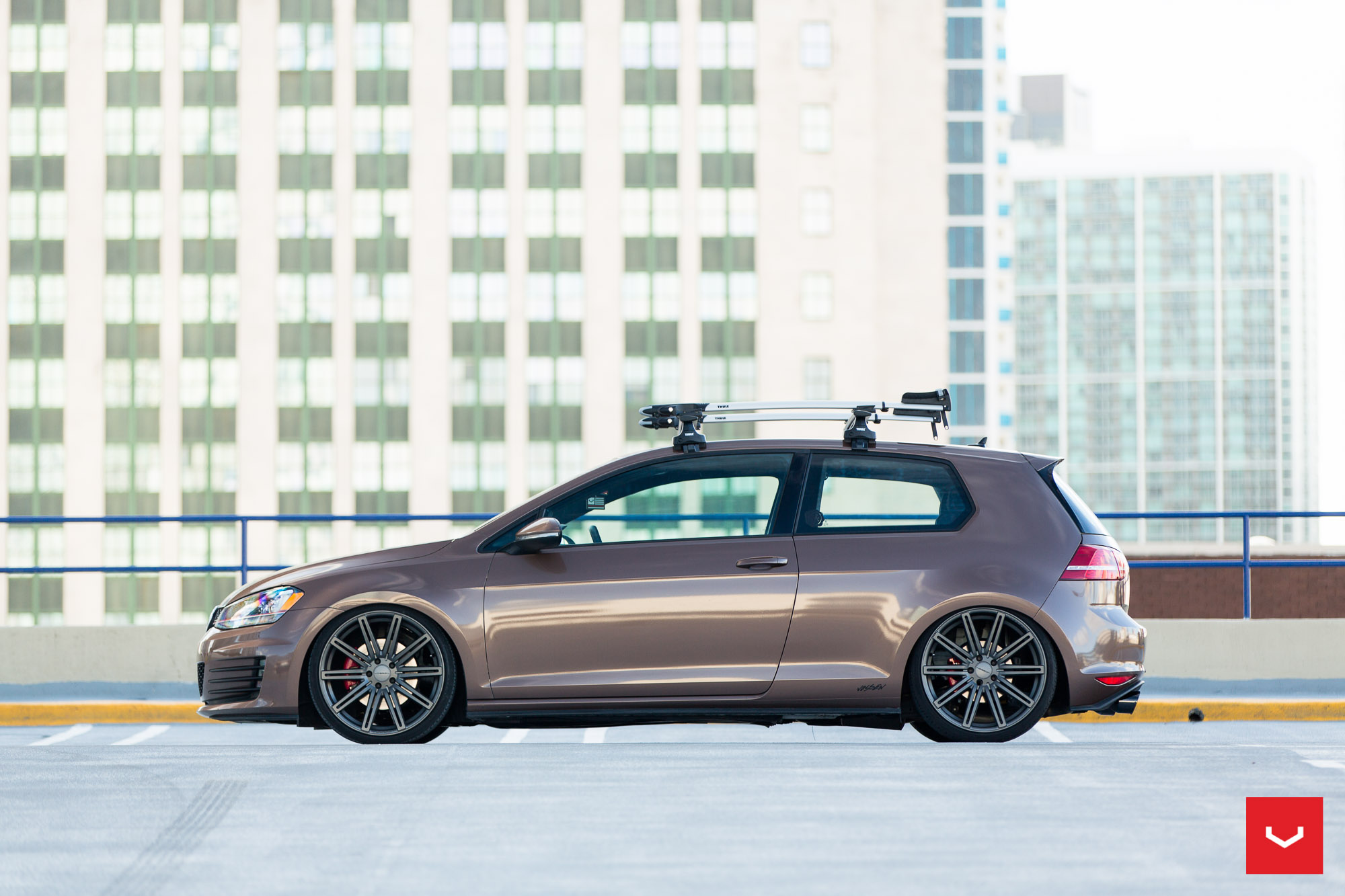 Mk7 VW GTI on Vossen Forged LC-106T Wheels