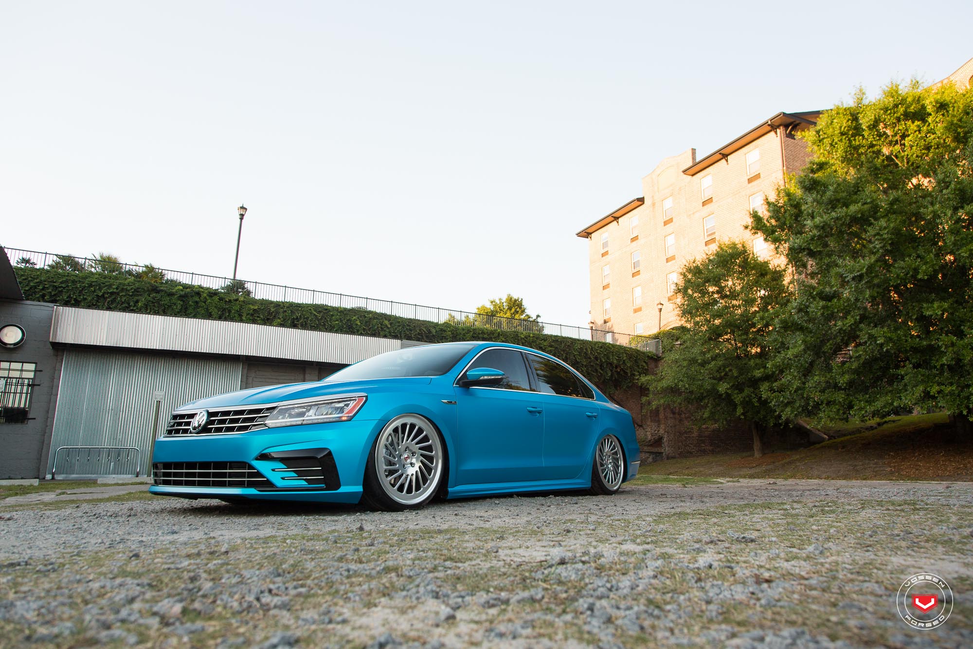2016 VW Passat R-Line on Vossen Forged Wheels and Accuair - Vossen Wheels
