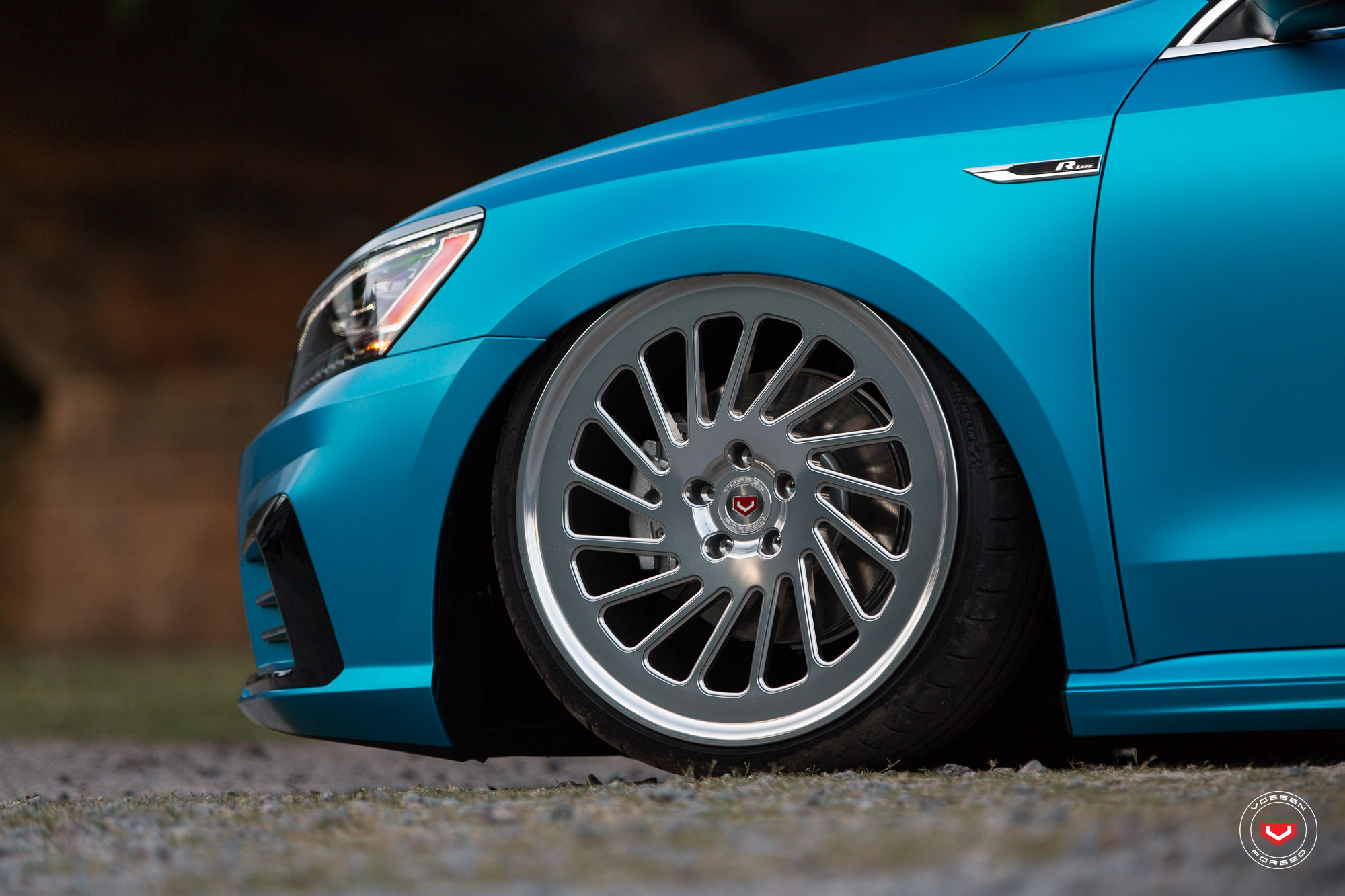 2016 VW Passat R-Line on Vossen Forged Wheels and Accuair - Vossen Wheels