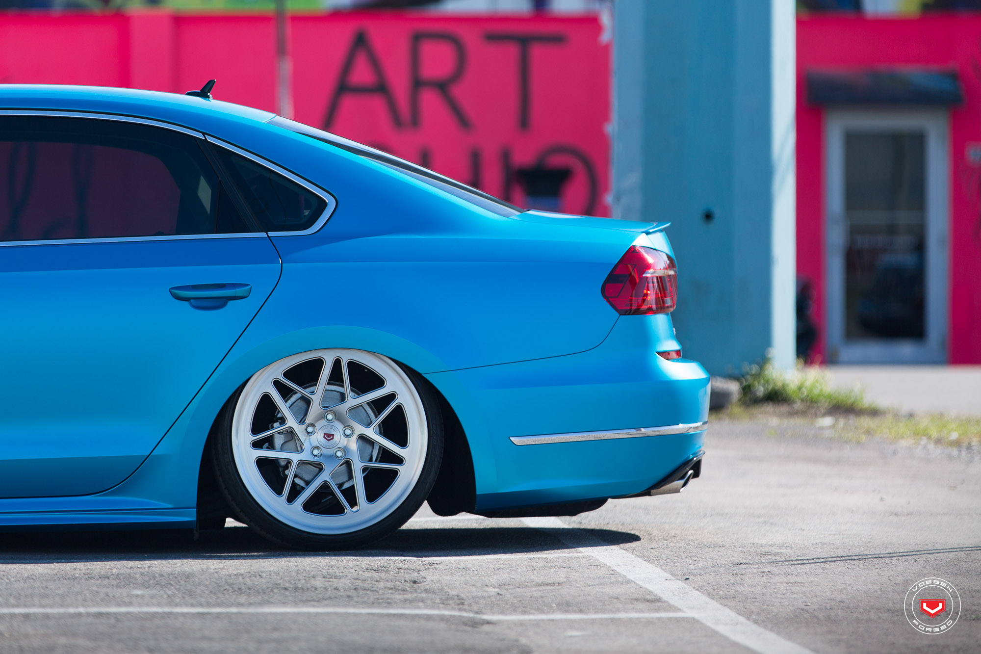 2016 VW Passat R-Line on Vossen Forged Wheels and Accuair - Vossen Wheels