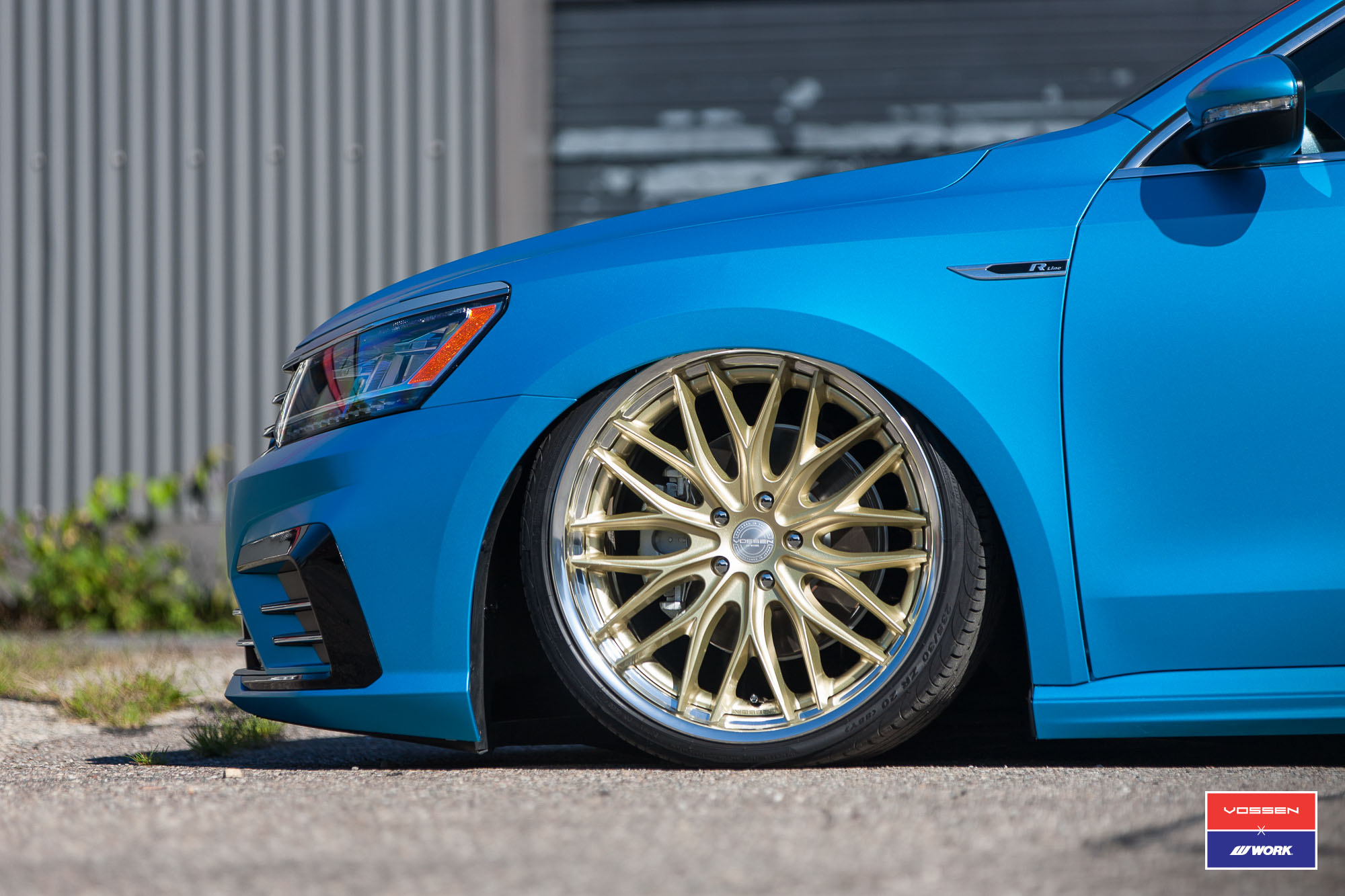 2016 VW Passat R-Line on Vossen Forged Wheels and Accuair - Vossen Wheels