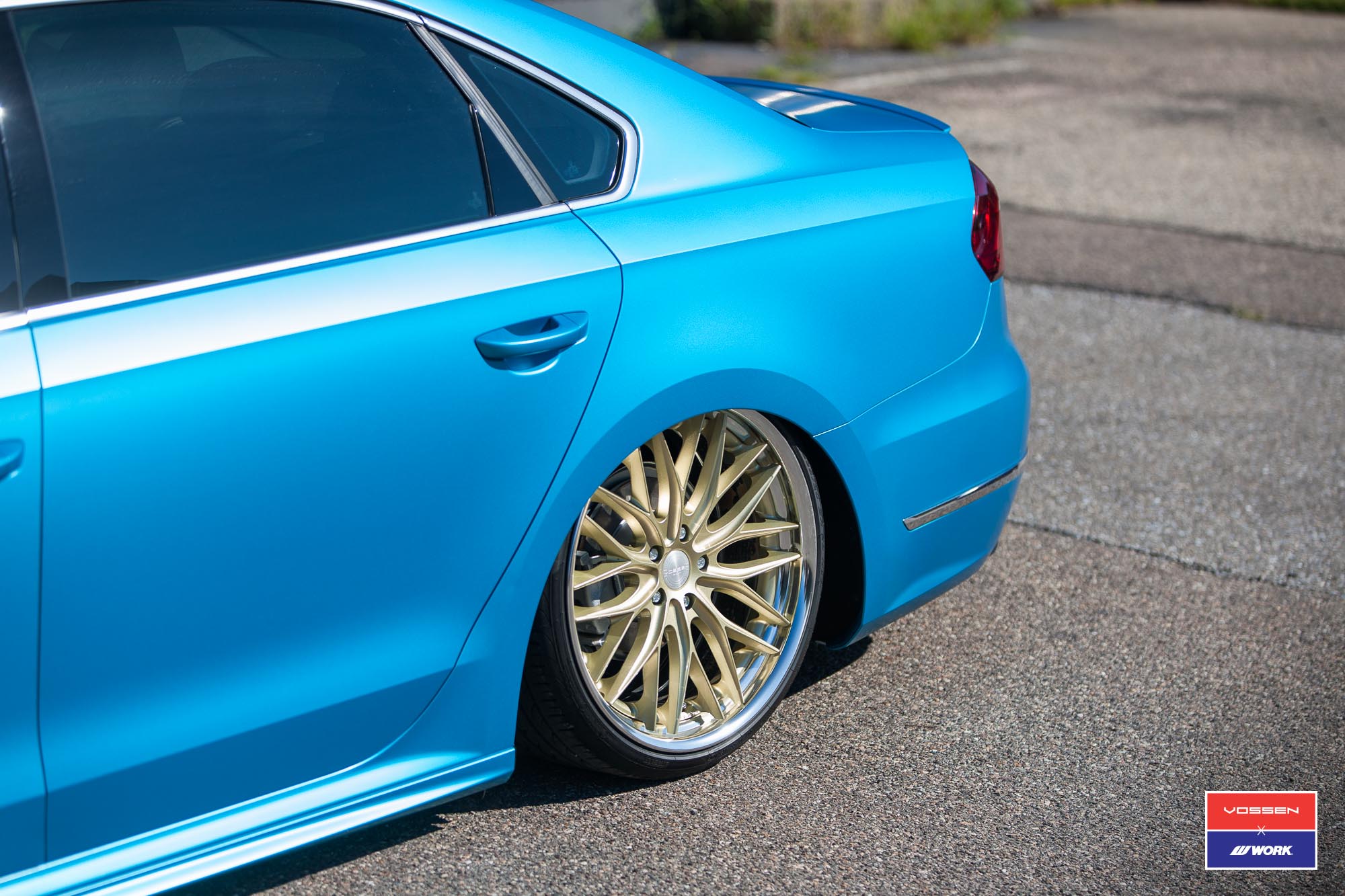 2016 VW Passat R-Line on Vossen Forged Wheels and Accuair - Vossen Wheels