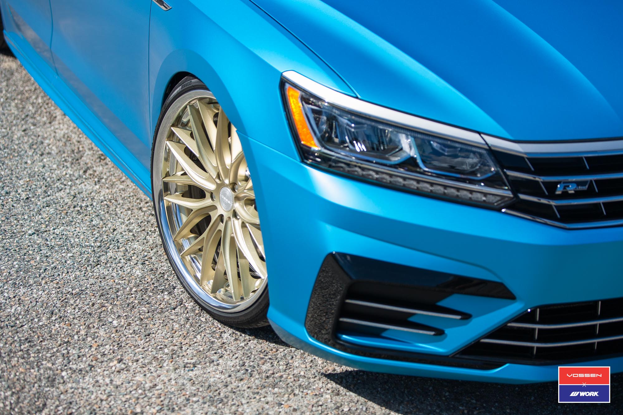 2016 VW Passat R-Line on Vossen Forged Wheels and Accuair - Vossen Wheels