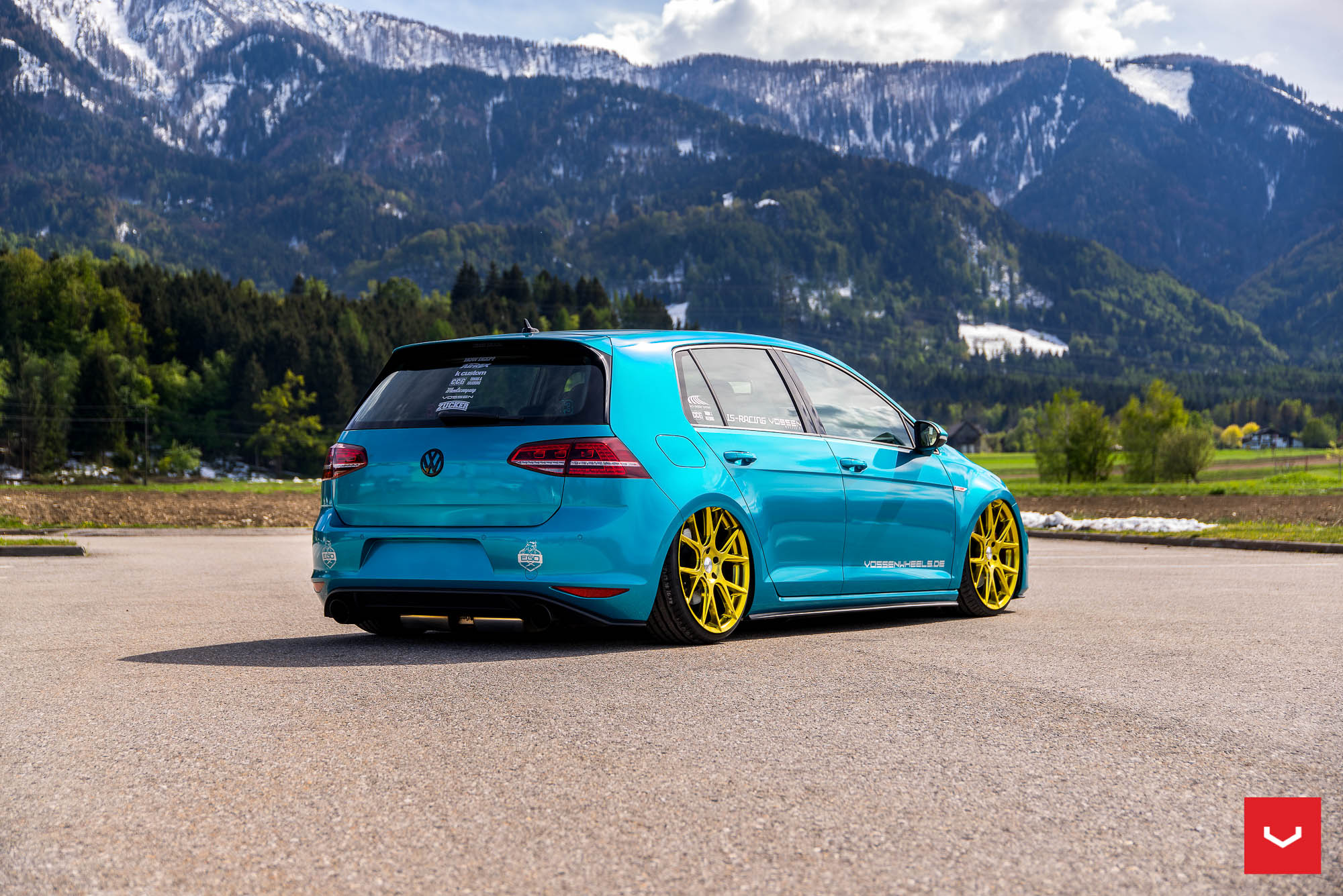 VW Mk7 GTI on Vossen VFS-6 Wheels