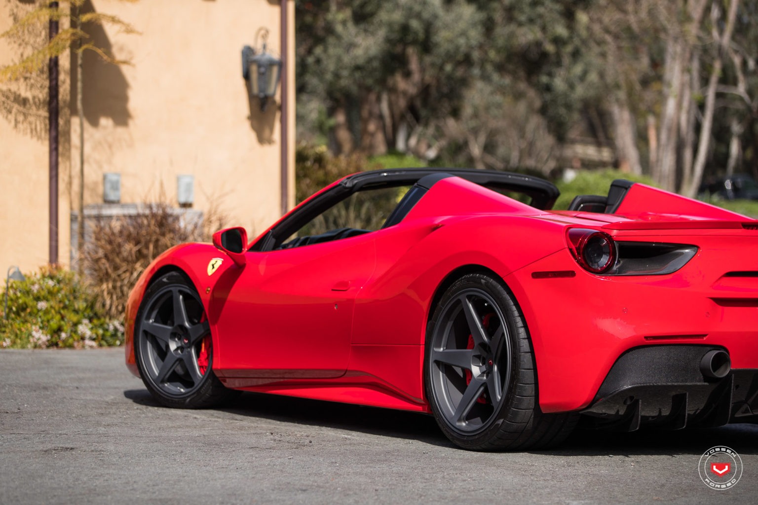 TAG Motorsports Ferrari 488 GTB Spider on Vossen Forged GNS-1 Wheels
