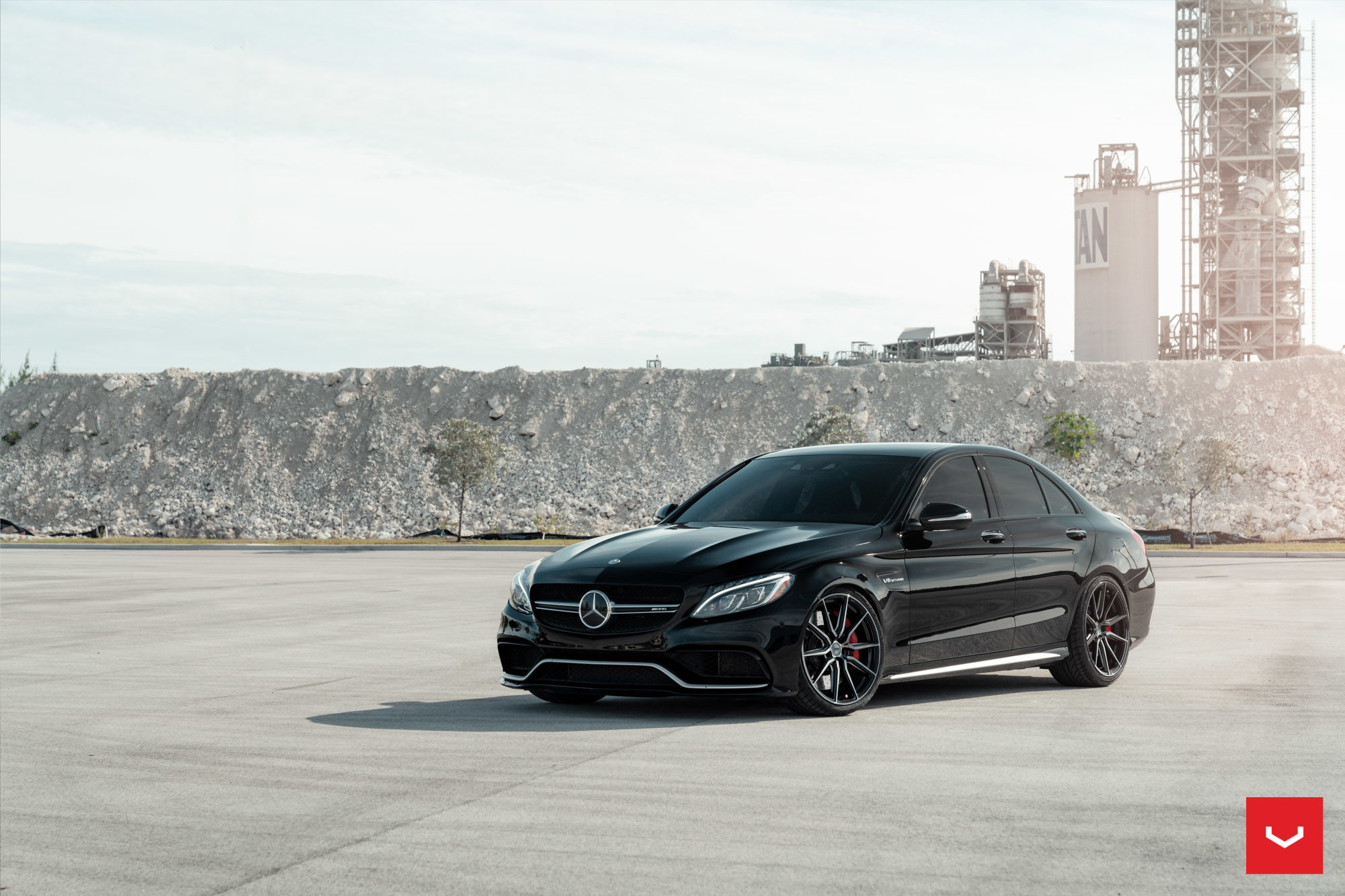 MERCEDES-BENZ C63S - HYBRID FORGED SERIES: HF-3 - Vossen Wheels