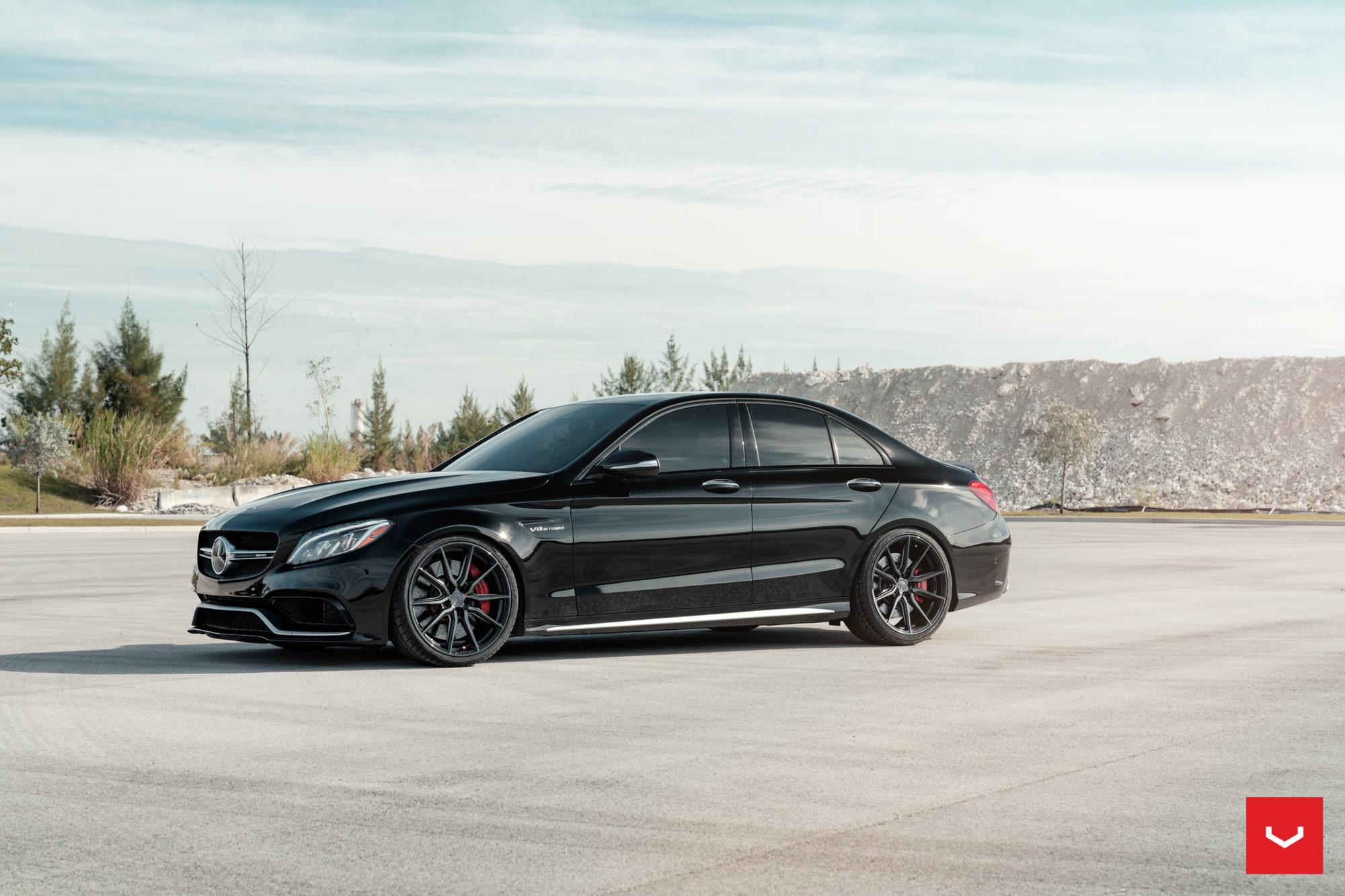 MERCEDES-BENZ C63S - HYBRID FORGED SERIES: HF-3 - Vossen Wheels