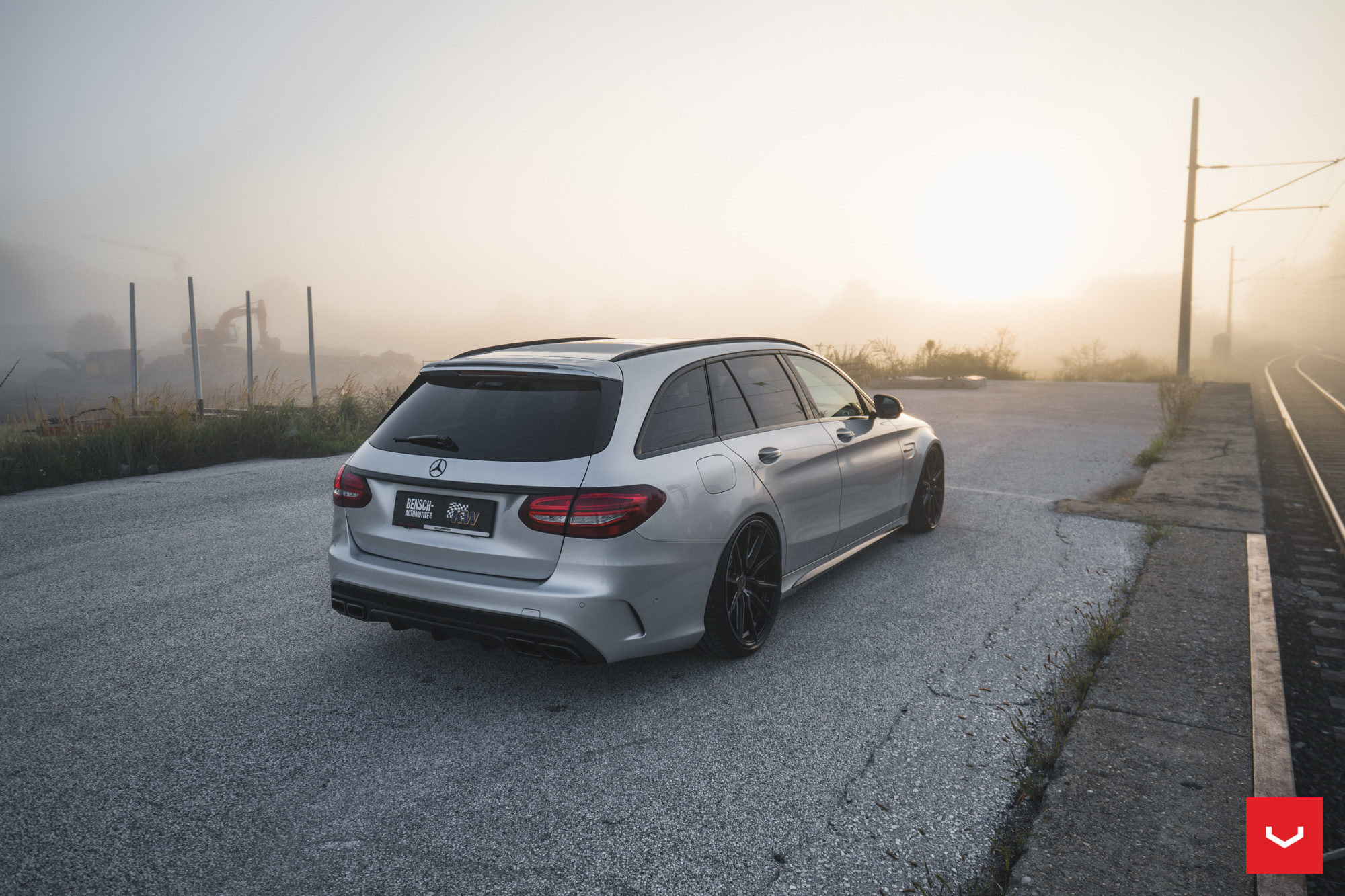MERCEDES C63S AMG WAGON - HYBRID FORGED SERIES: HF-3 - Vossen Wheels