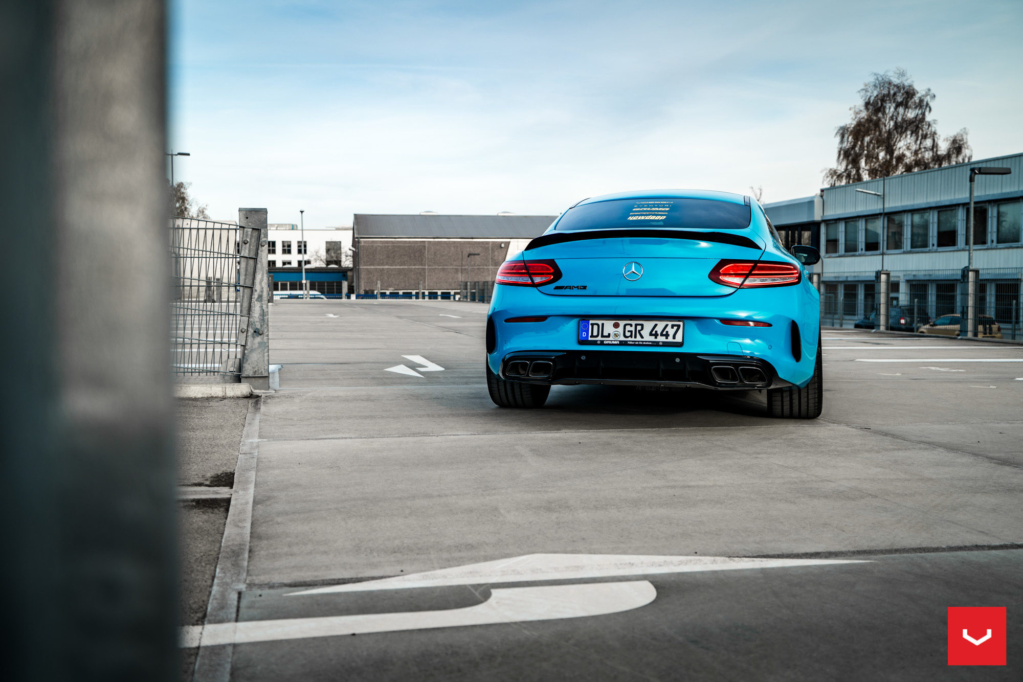 MERCEDES C63S AMG - HYBRID FORGED SERIES: HF-2 - Vossen Wheels