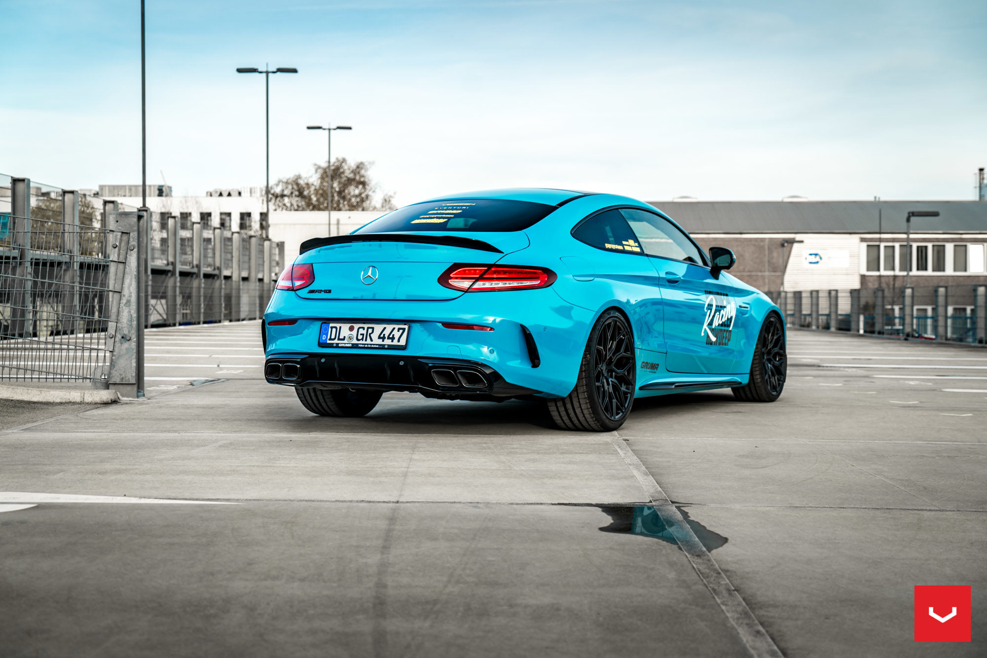 MERCEDES C63S AMG - HYBRID FORGED SERIES: HF-2 - Vossen Wheels
