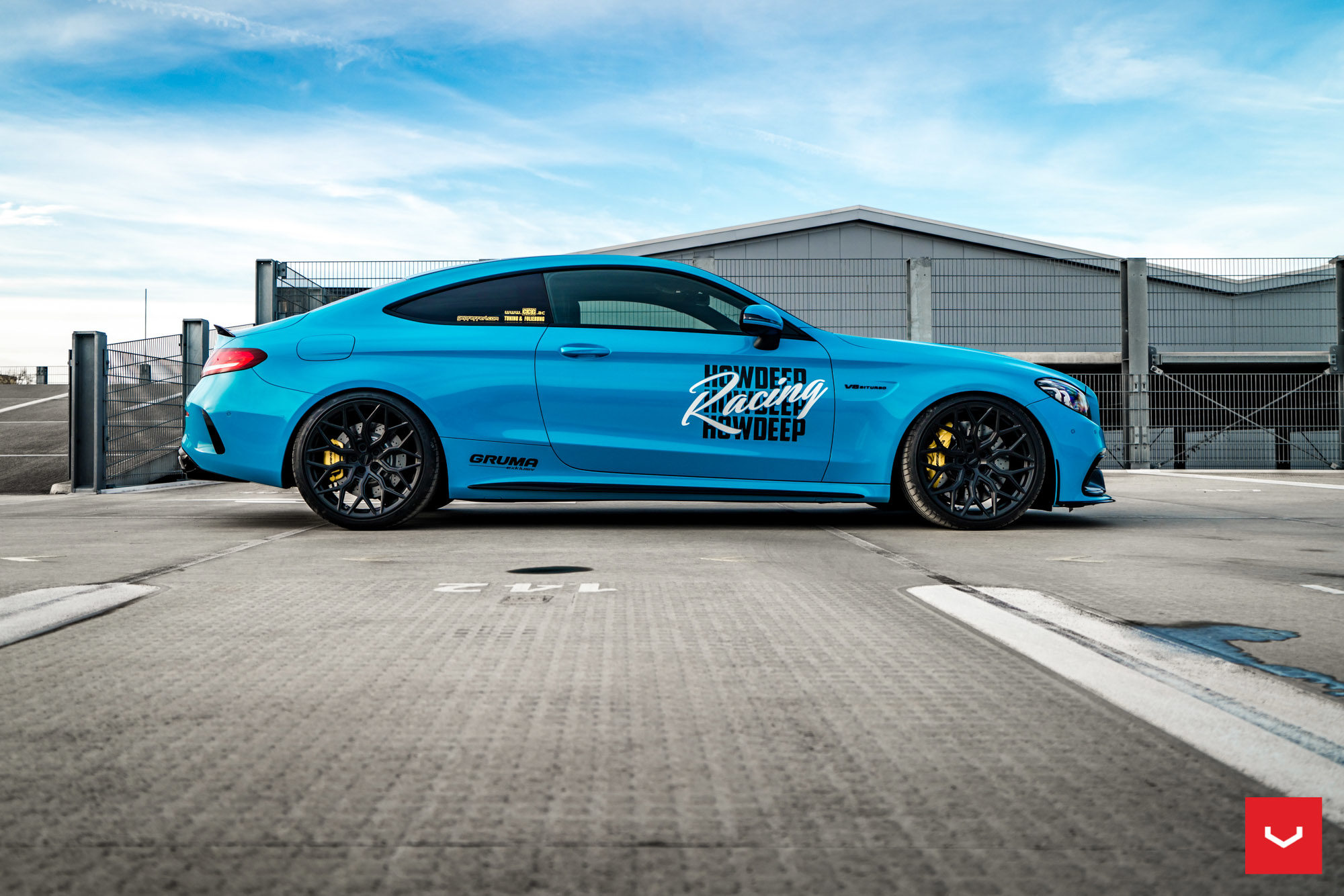 MERCEDES C63S AMG - HYBRID FORGED SERIES: HF-2 - Vossen Wheels