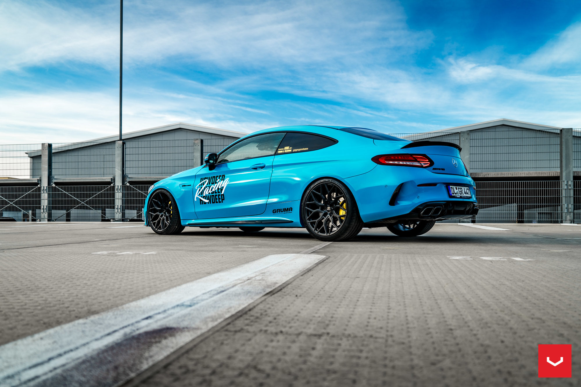 MERCEDES C63S AMG - HYBRID FORGED SERIES: HF-2 - Vossen Wheels