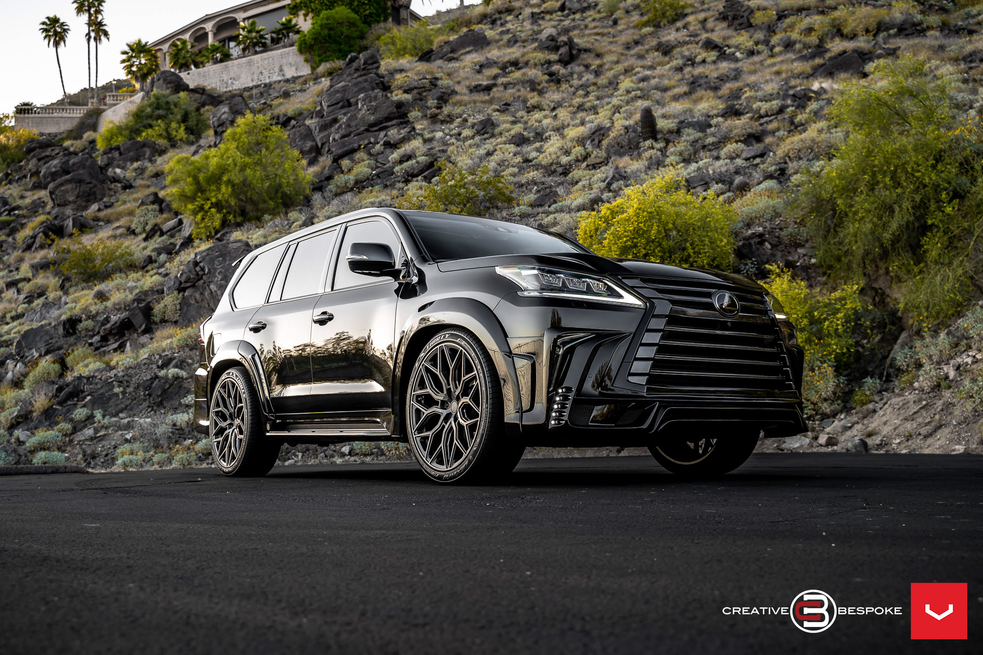 ZERO DESIGN LEXUS LX570 - HYBRID FORGED SERIES: HF-2 - Vossen Wheels