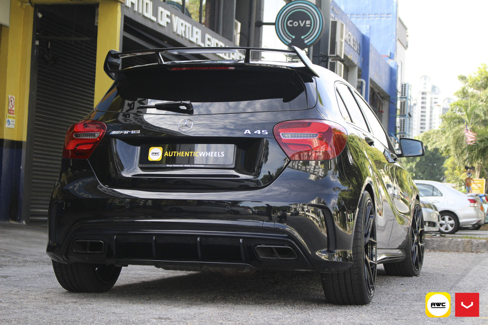 MERCEDES A45 - HYBRID FORGED SERIES: HF-5 - Vossen Wheels