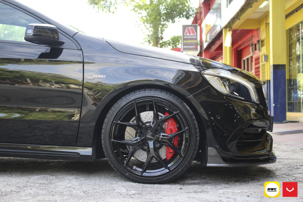 MERCEDES A45 - HYBRID FORGED SERIES: HF-5 - Vossen Wheels