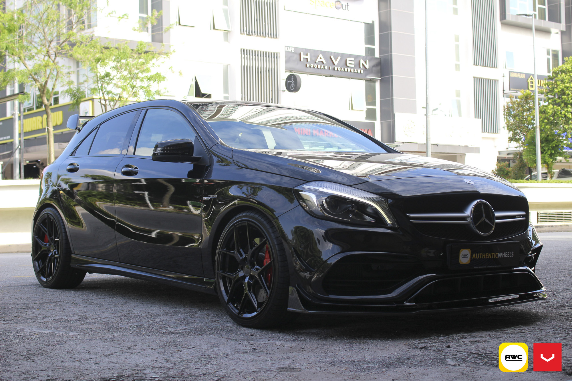 MERCEDES A45 - HYBRID FORGED SERIES: HF-5 - Vossen Wheels
