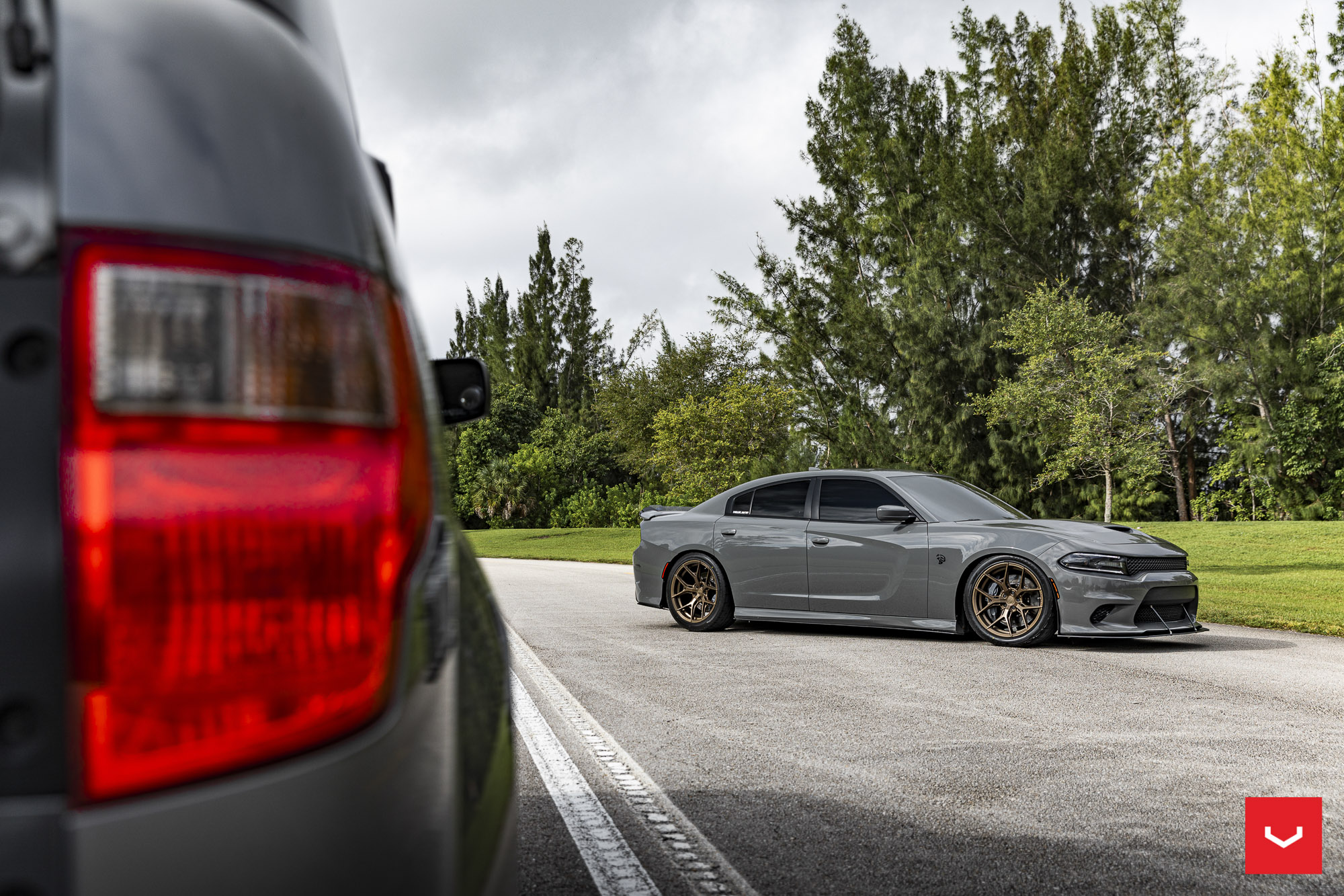 DODGE CHARGER HELLCAT - HYBRID FORGED SERIES: HF-5 - Vossen Wheels