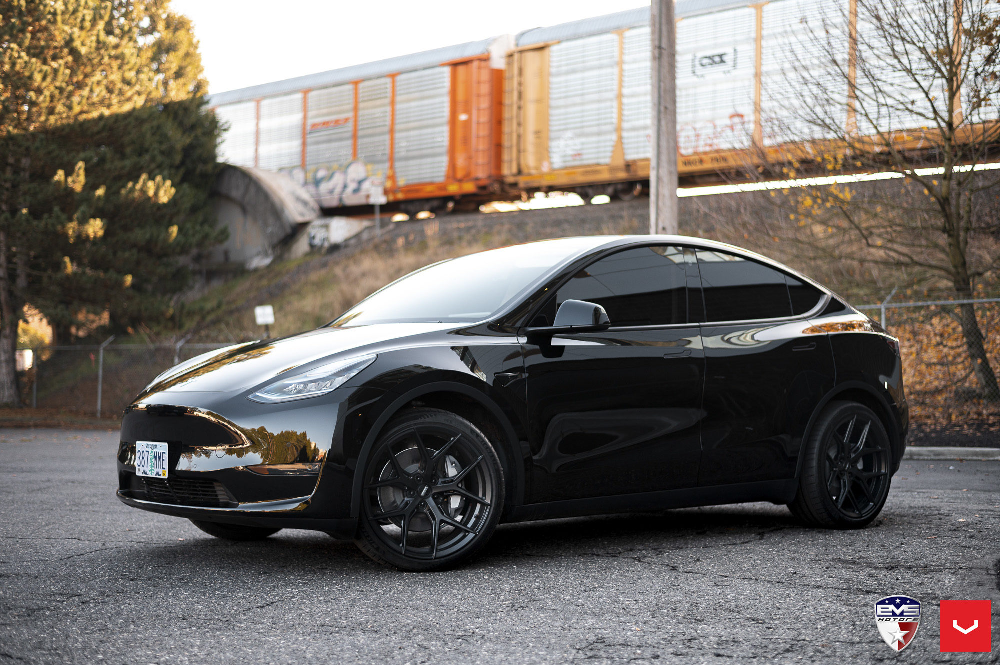 TESLA MODEL Y - HYBRID FORGED SERIES: HF-5 - Vossen Wheels