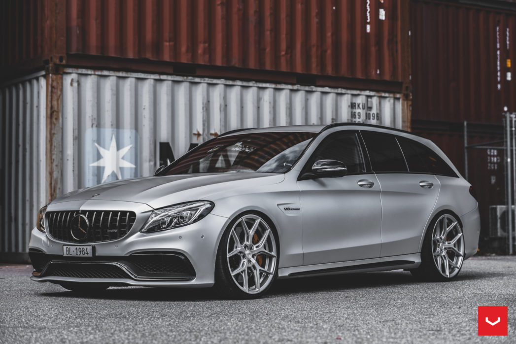MERCEDES C63S AMG WAGON - HYBRID FORGED SERIES: HF-5 - Vossen Wheels
