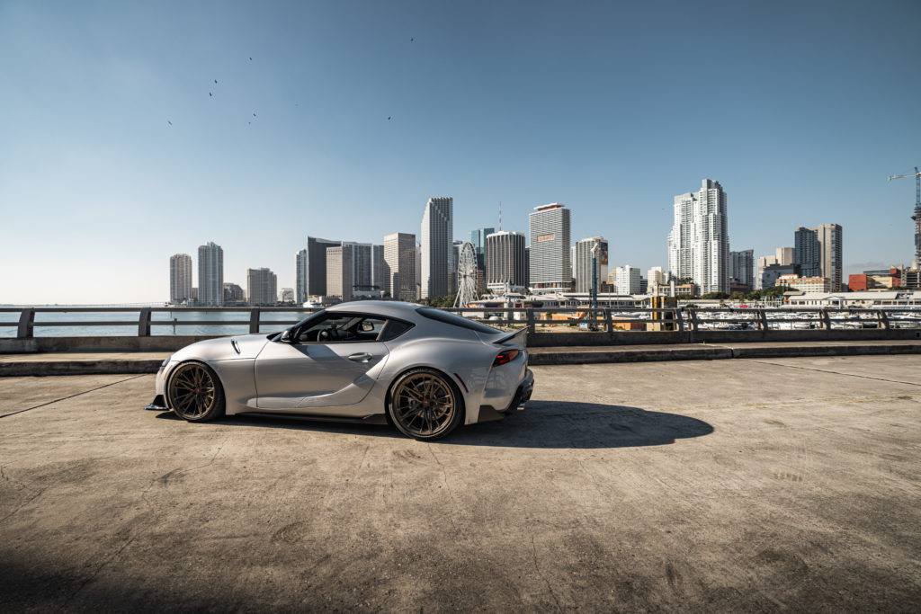 The All-New Toyota Supra on Vossen M-X6Wheels