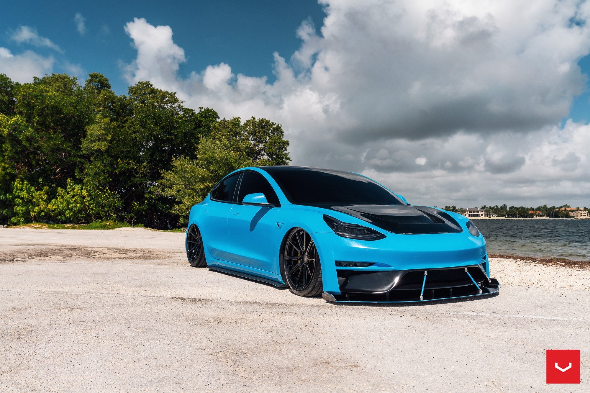 TESLA MODEL 3 - HYBRID FORGED SERIES: HF-3 - Vossen Wheels