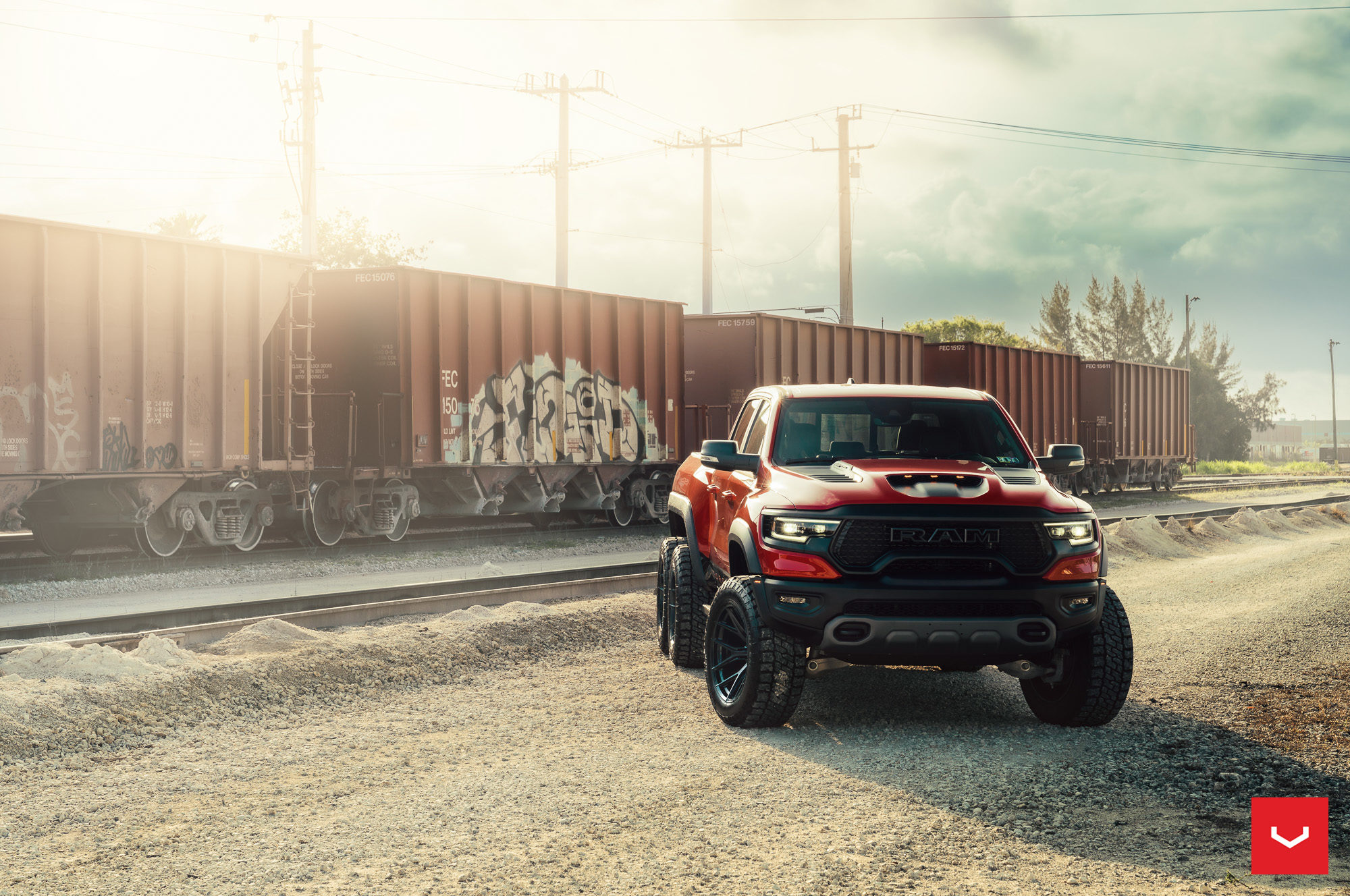RAM TRX 6x6 - HYBRID FORGED SERIES: HF6-4 (ULTRA DEEP) - Vossen Wheels