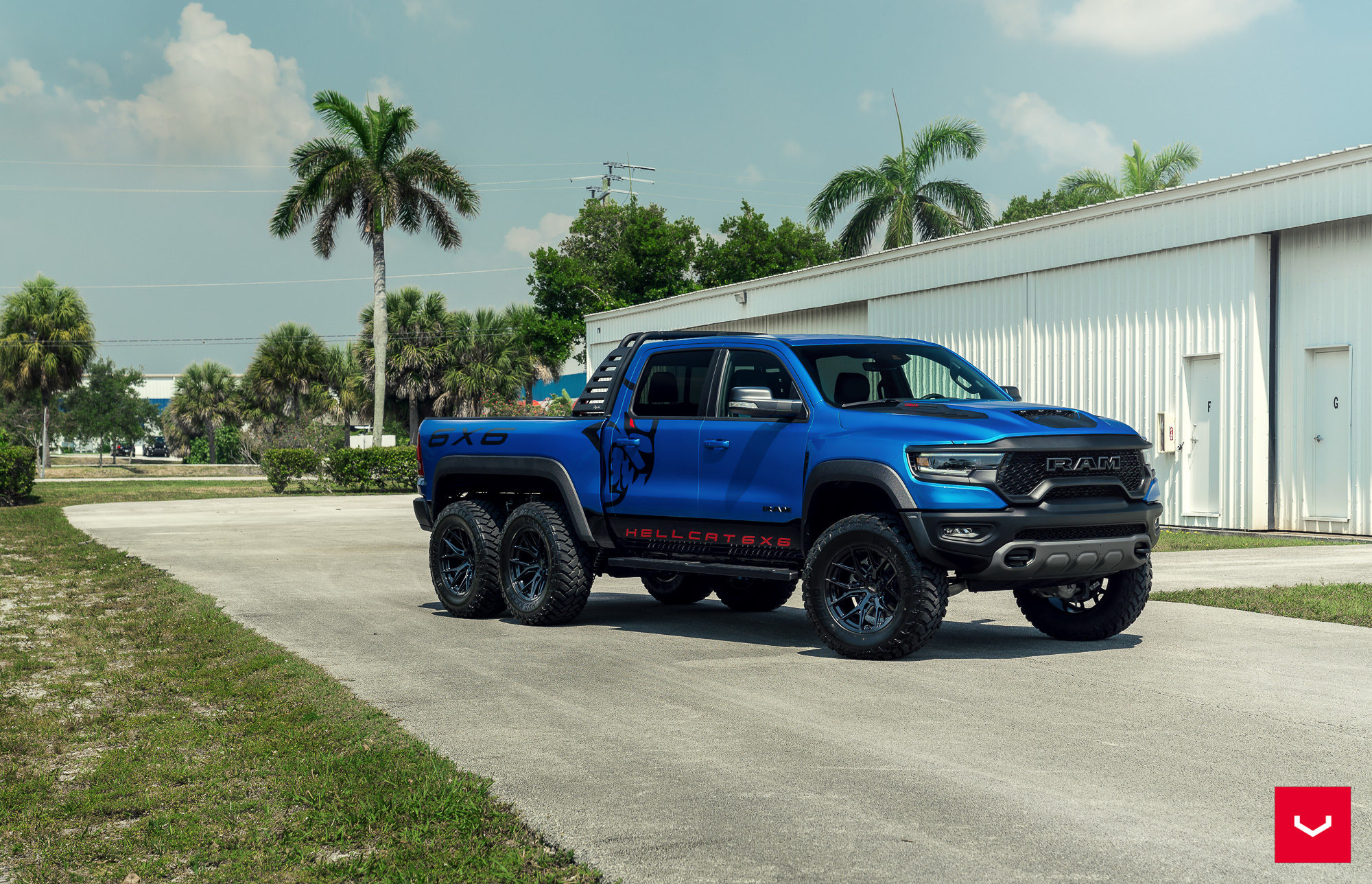 RAM TRX 6X6 - HYBRID FORGED SERIES: HF6-4 (SUPER DEEP) - Vossen Wheels