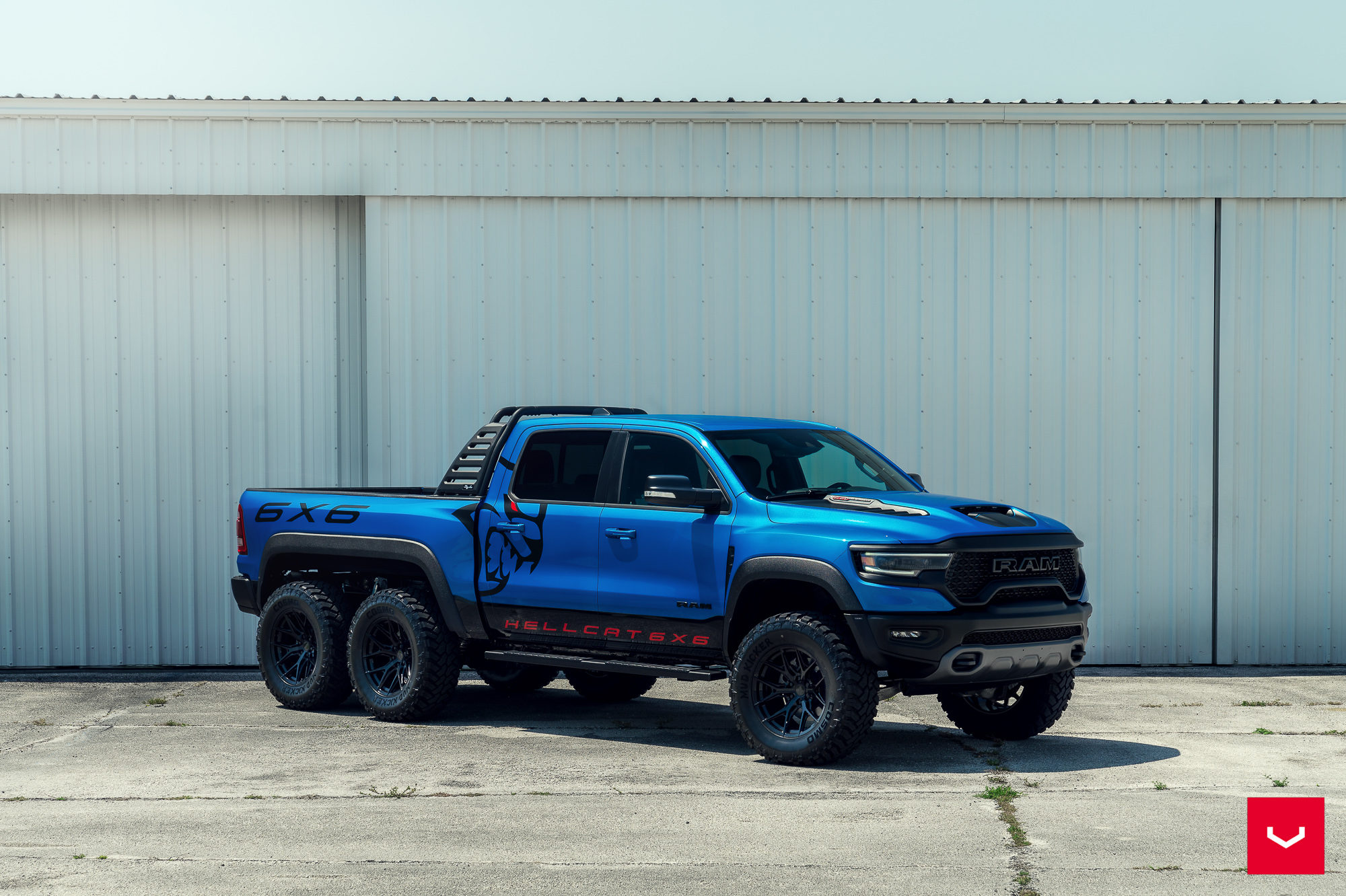 RAM TRX 6X6 - HYBRID FORGED SERIES: HF6-4 (SUPER DEEP) - Vossen Wheels
