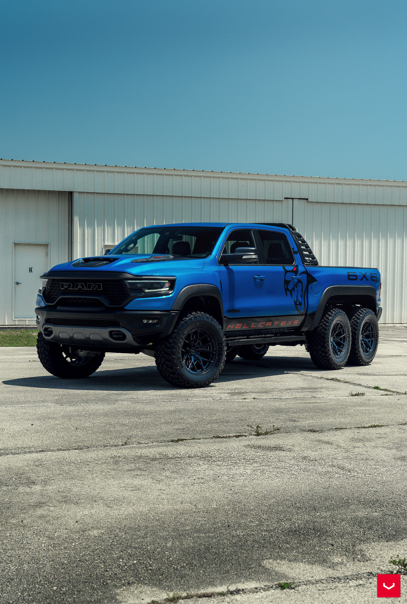 RAM TRX 6X6 - HYBRID FORGED SERIES: HF6-4 (SUPER DEEP) - Vossen Wheels