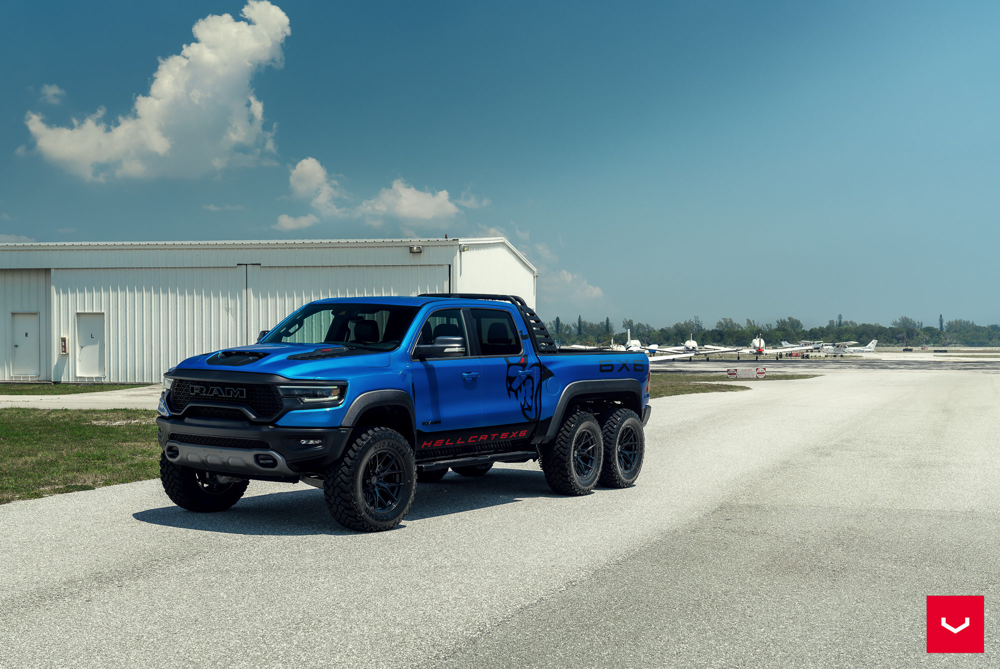 RAM TRX 6X6 - HYBRID FORGED SERIES: HF6-4 (SUPER DEEP) - Vossen Wheels