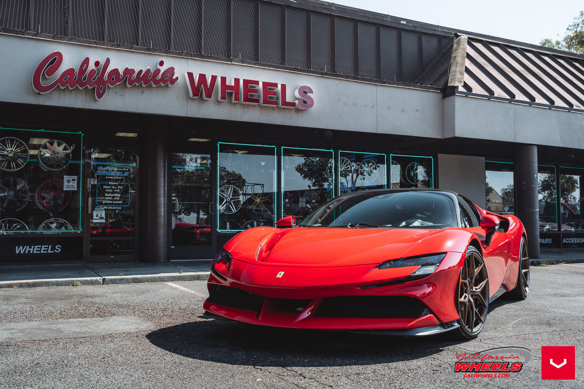 FERRARI SF90 - HYBRID FORGED SERIES: HF-5 - Vossen Wheels