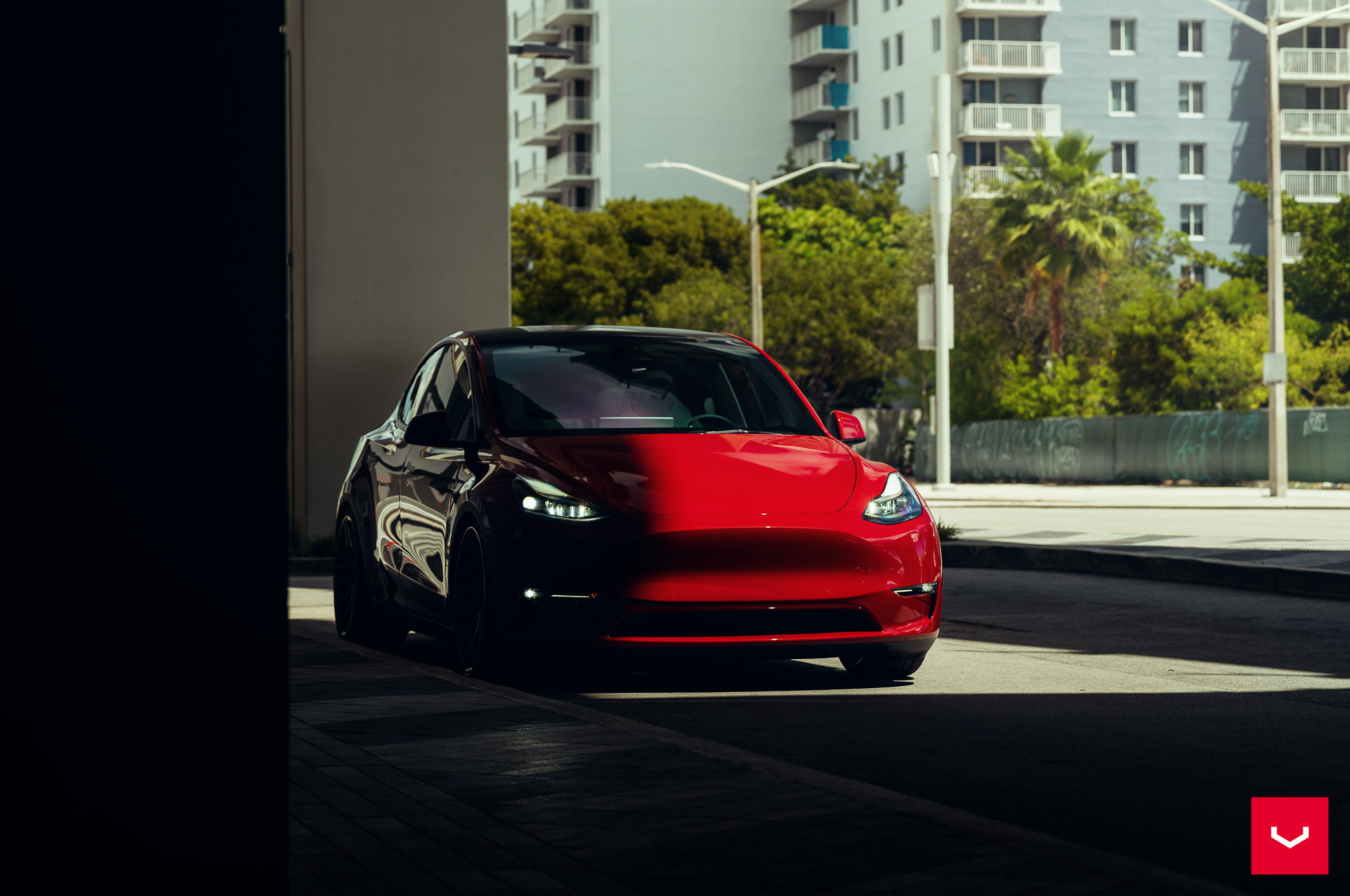 TESLA MODEL Y - HYBRID FORGED SERIES: HF-7 - Vossen Wheels