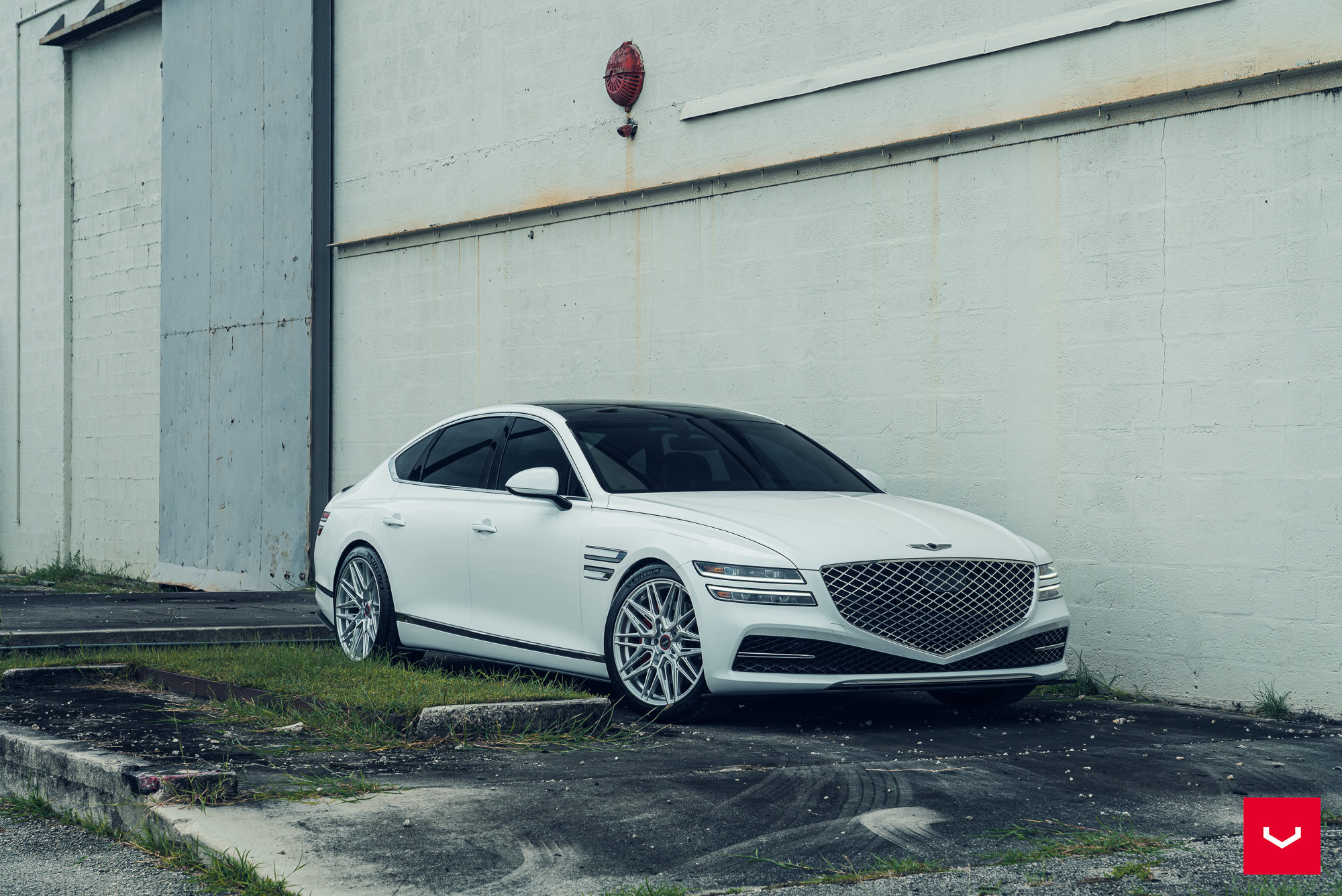 GENESIS G80 - HYRBRID FORGED SERIES: HF-7 - Vossen Wheels