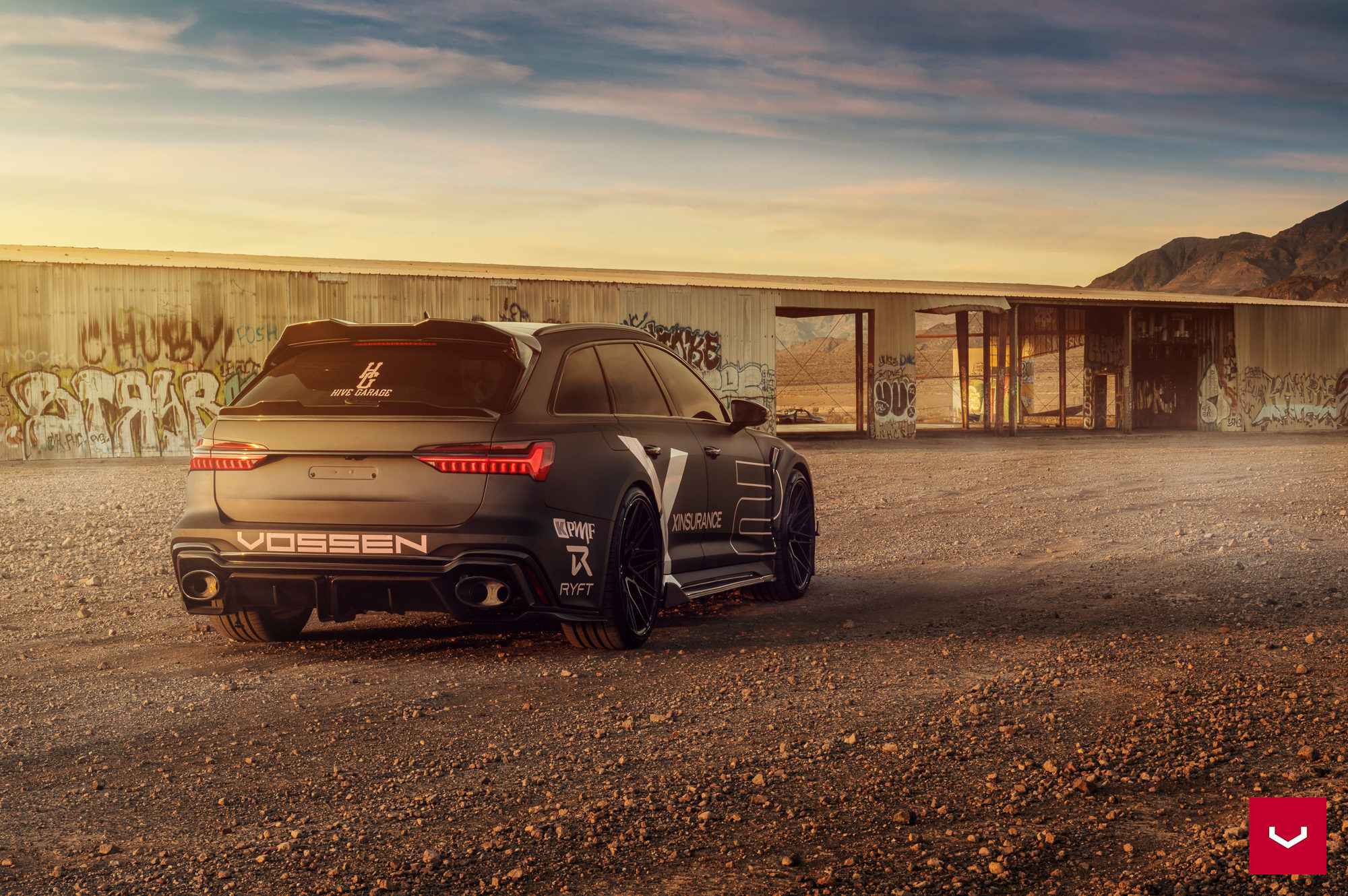 WIDEBODY AUDI RS6 - HYBRID FORGED SERIES: HF-7 - Vossen Wheels