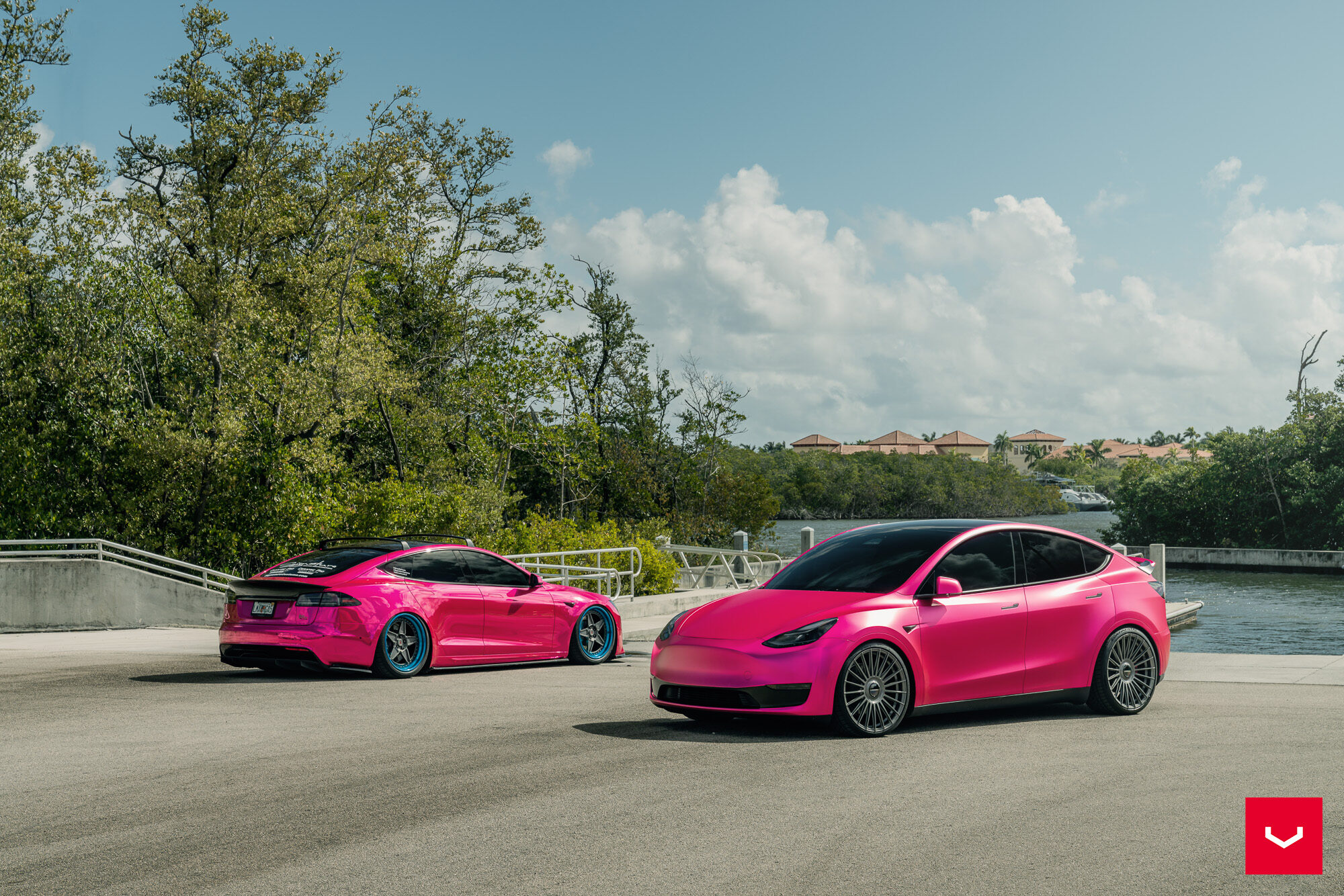 TESLA MODEL Y - HYBRID FORGED SERIES: HF-8 - Vossen Wheels