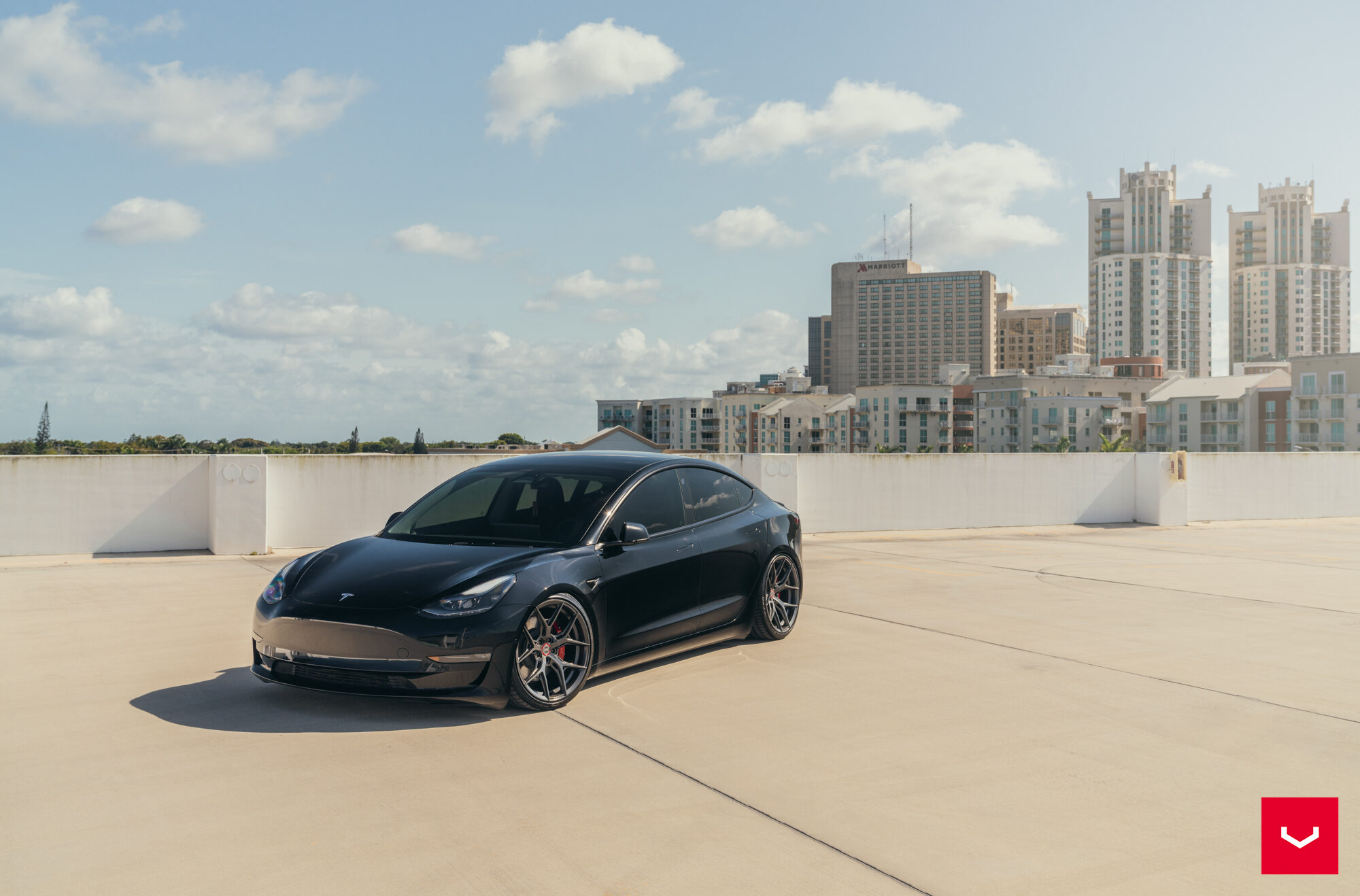 TESLA MODEL 3 - HYBRID FORGED SERIES: HF-5 - Vossen Wheels