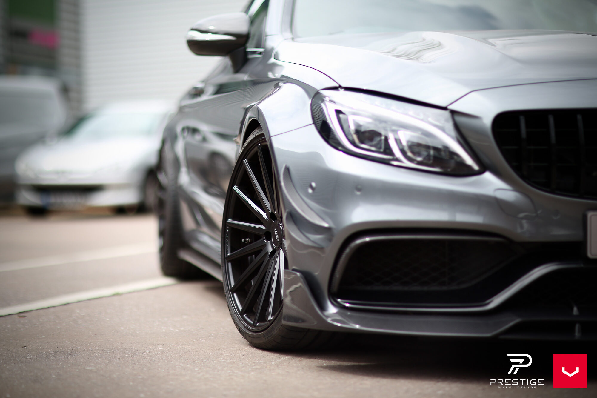 MERCEDES C63S AMG - HYBRID FORGED SERIES: VFS-2 - Vossen Wheels