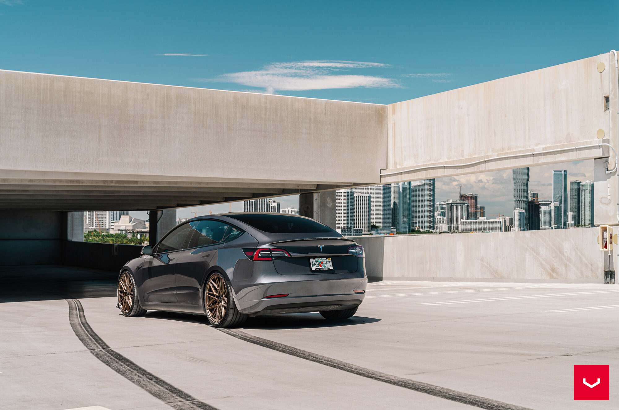 TESLA MODEL 3 - HYBRID FORGED SERIES: HF-7 - Vossen Wheels