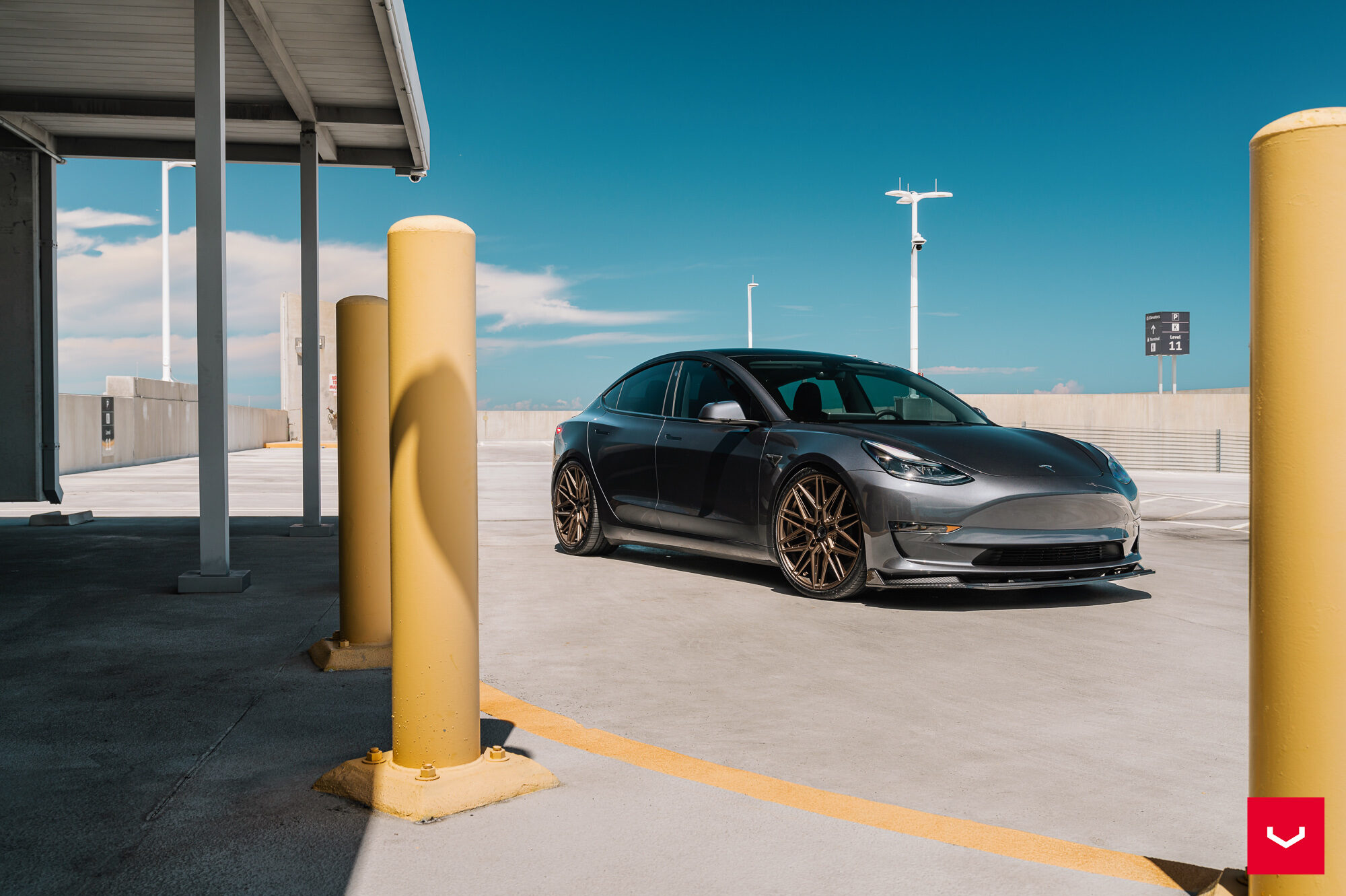 TESLA MODEL 3 - HYBRID FORGED SERIES: HF-7 - Vossen Wheels