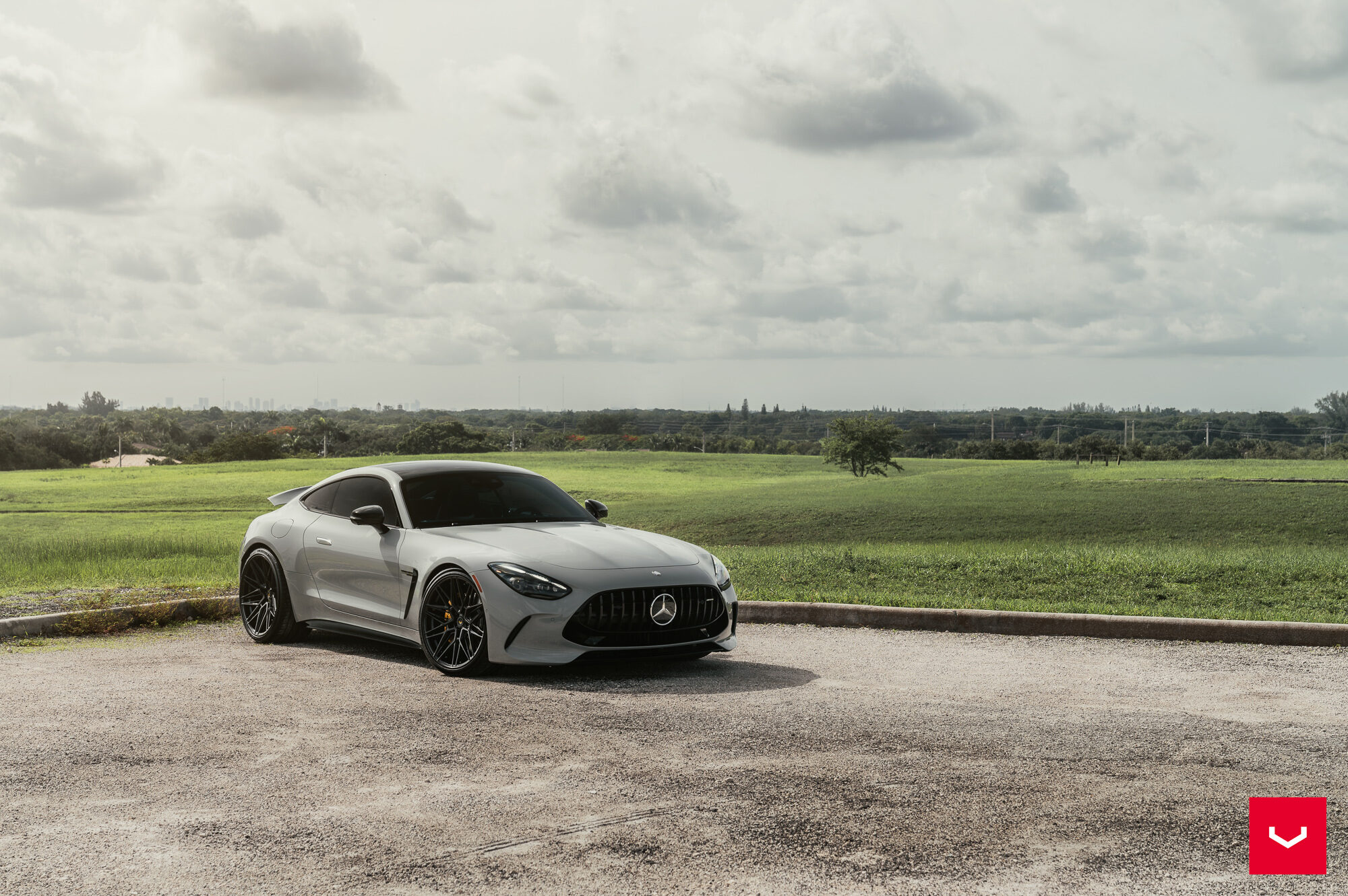 MERCEDES GT55 AMG - HYBRID FORGED SERIES: HF-7 - Vossen Wheels