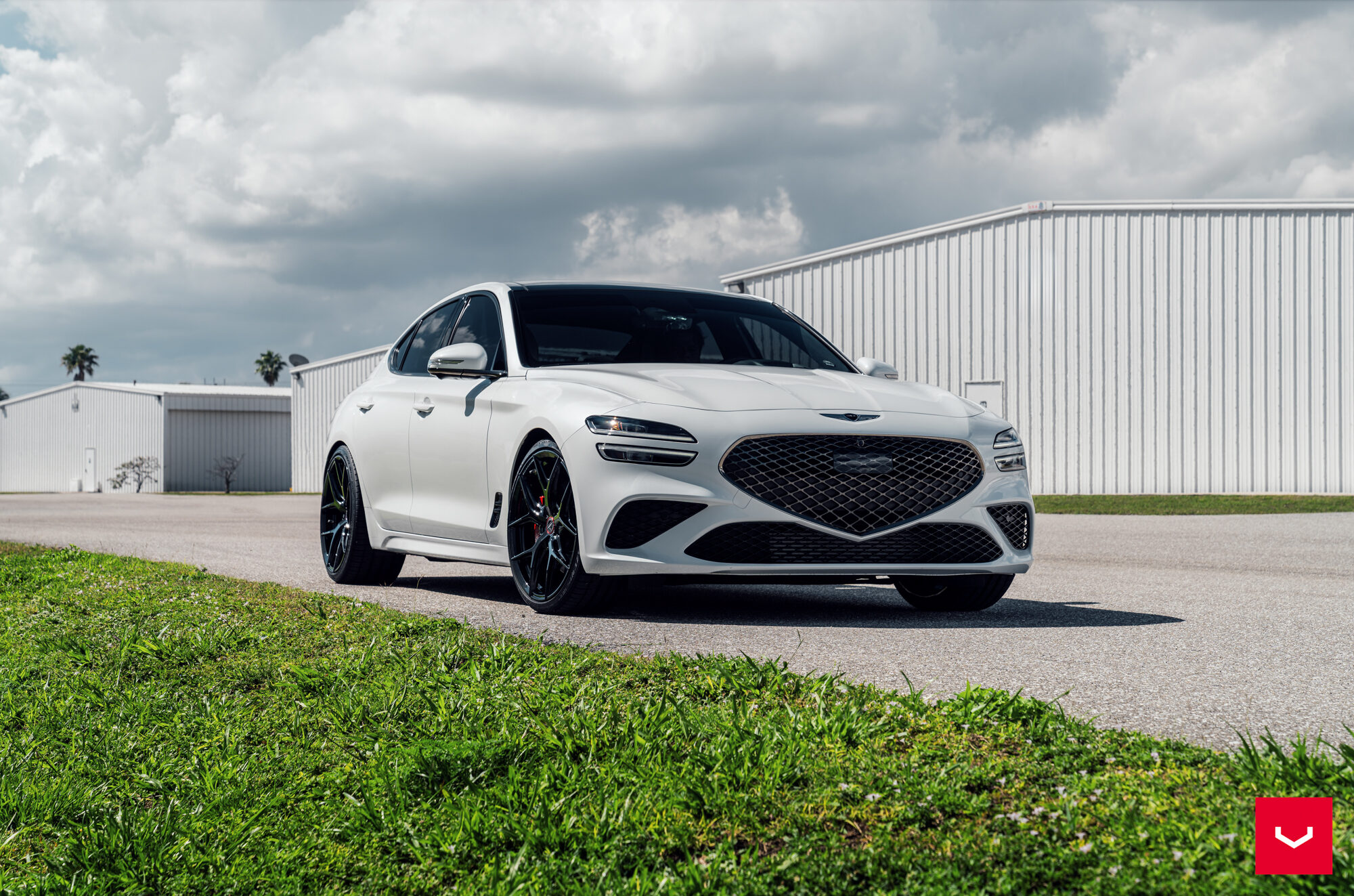 Genesis G70 - Hybrid Forged Series: HF-5 - Vossen Wheels