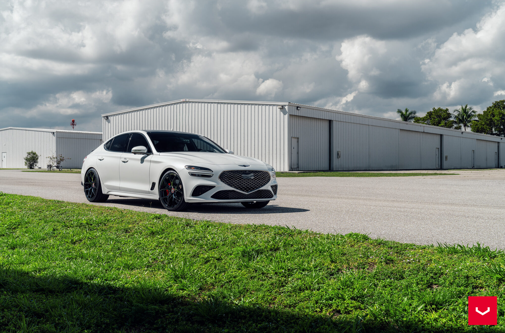 Genesis G70 - Hybrid Forged Series: HF-5 - Vossen Wheels